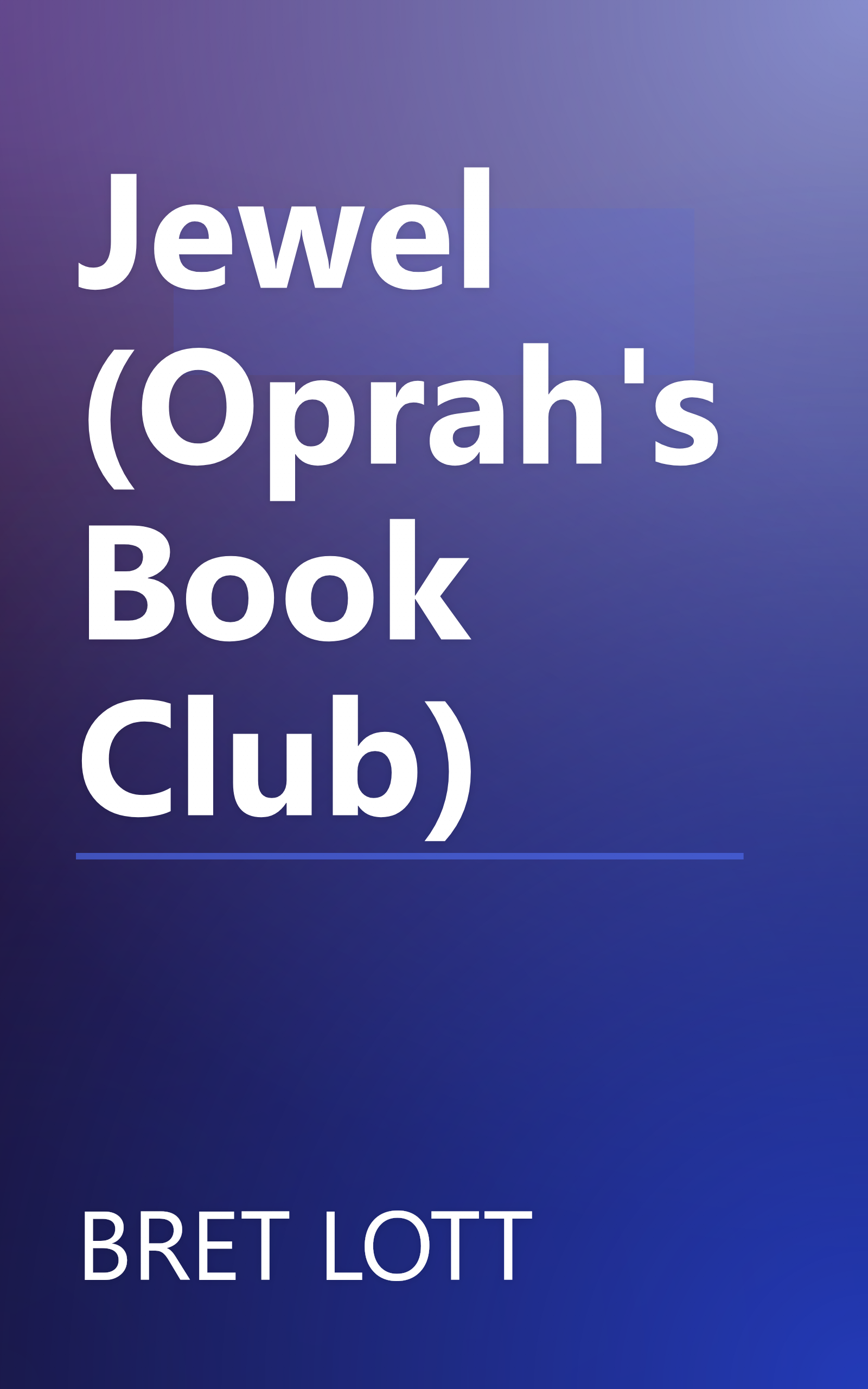 Jewel (Oprah's Book Club) book cover
