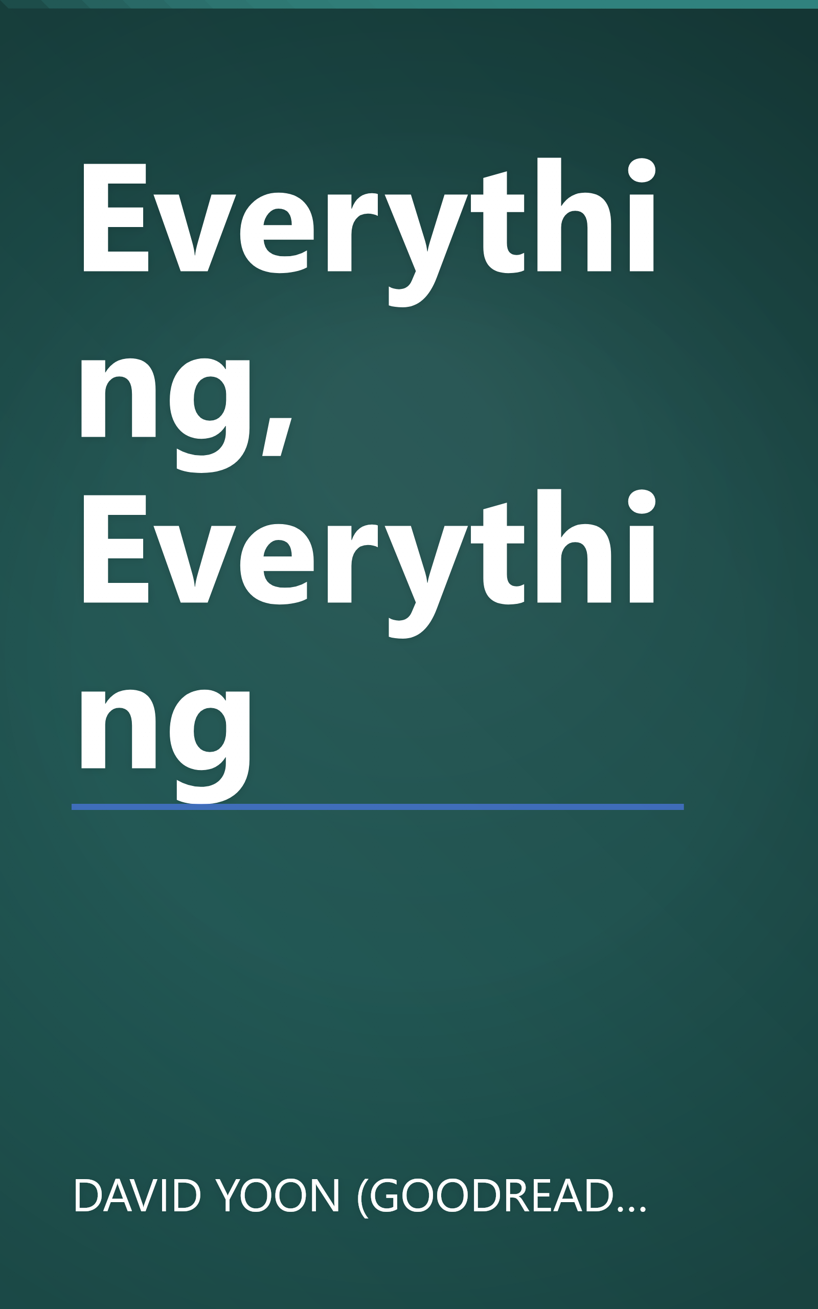 Everything, Everything book cover