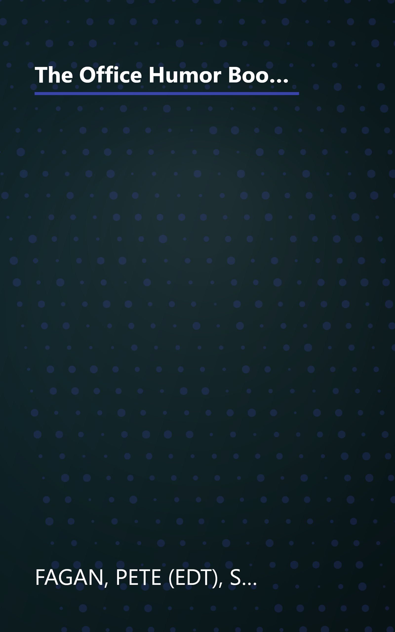 The Office Humor Book: Sidesplitting Signs, Moronic Memos, Perverted Paperwork, and Hilarious Office Hang-Ups (Punchline Book) book cover