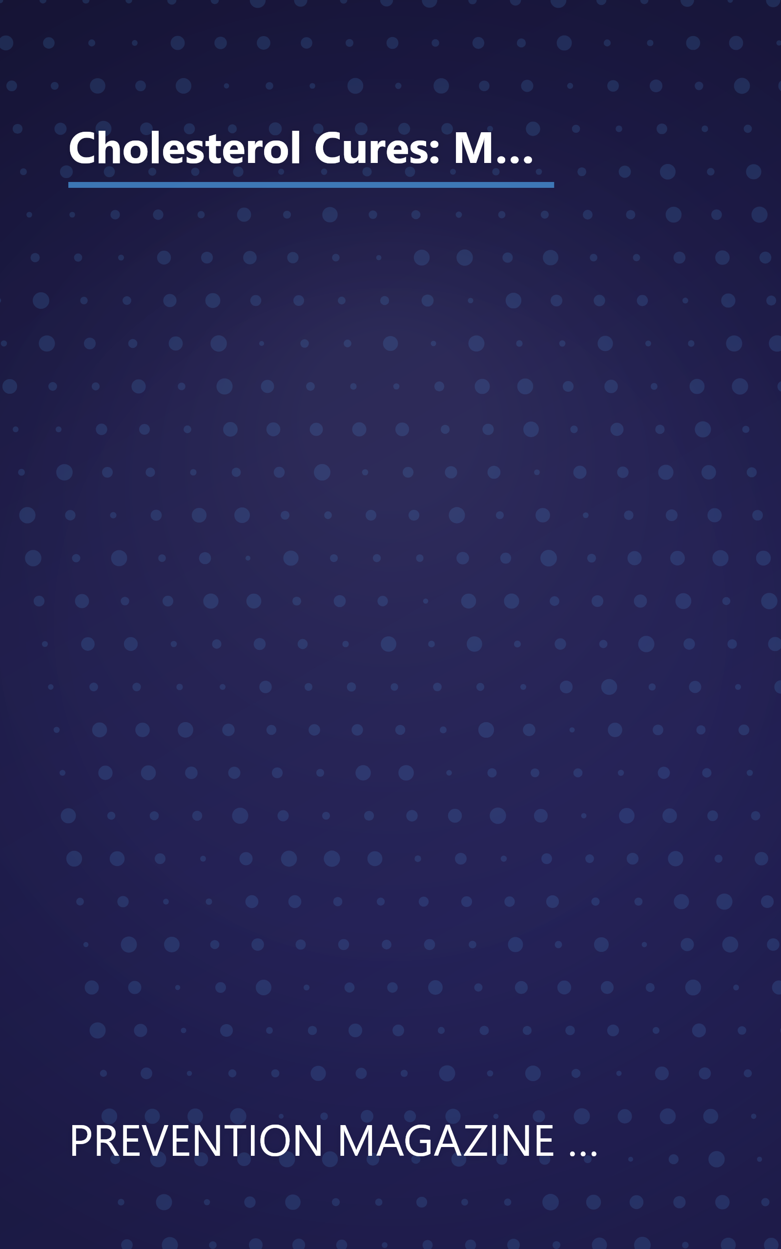 Cholesterol Cures: More Than 325 Natural Ways to Lower Cholesterol and Live Longer from Almonds and Chocolate to Garlic and Wine book cover