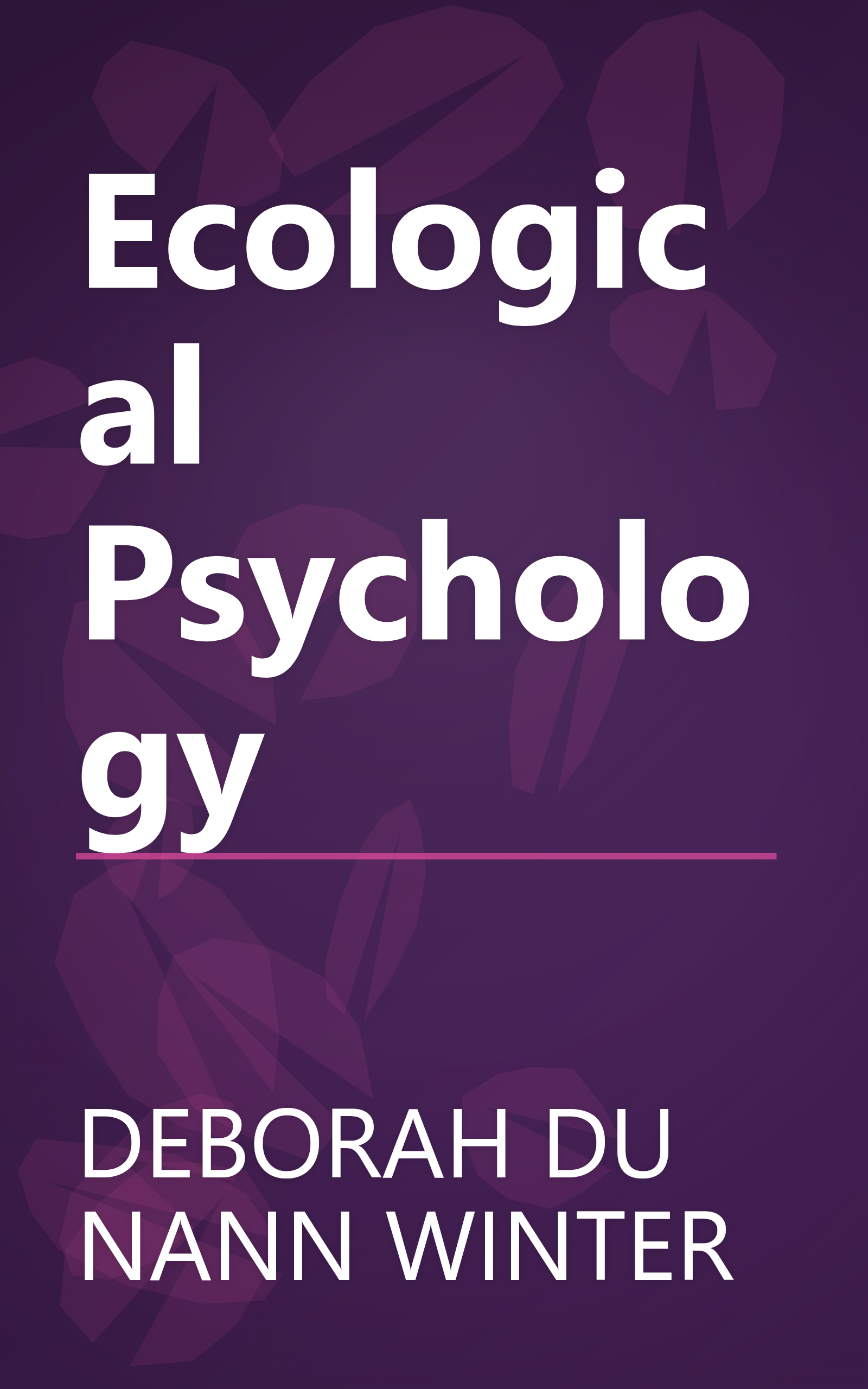 Ecological Psychology book cover