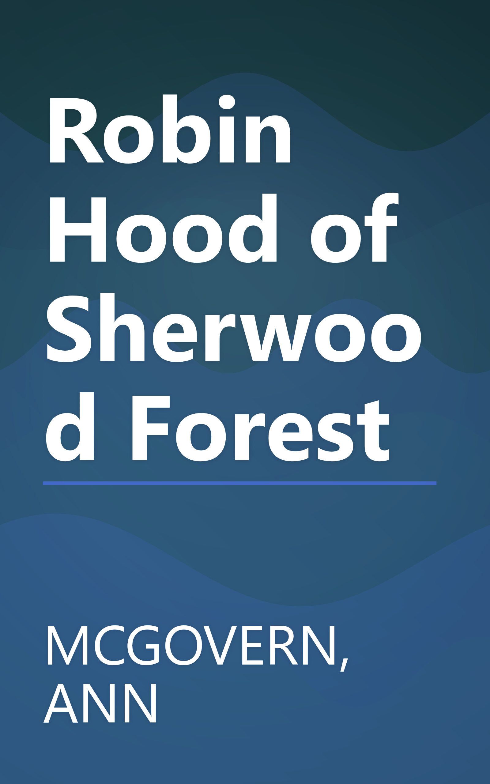 Robin Hood of Sherwood Forest book cover