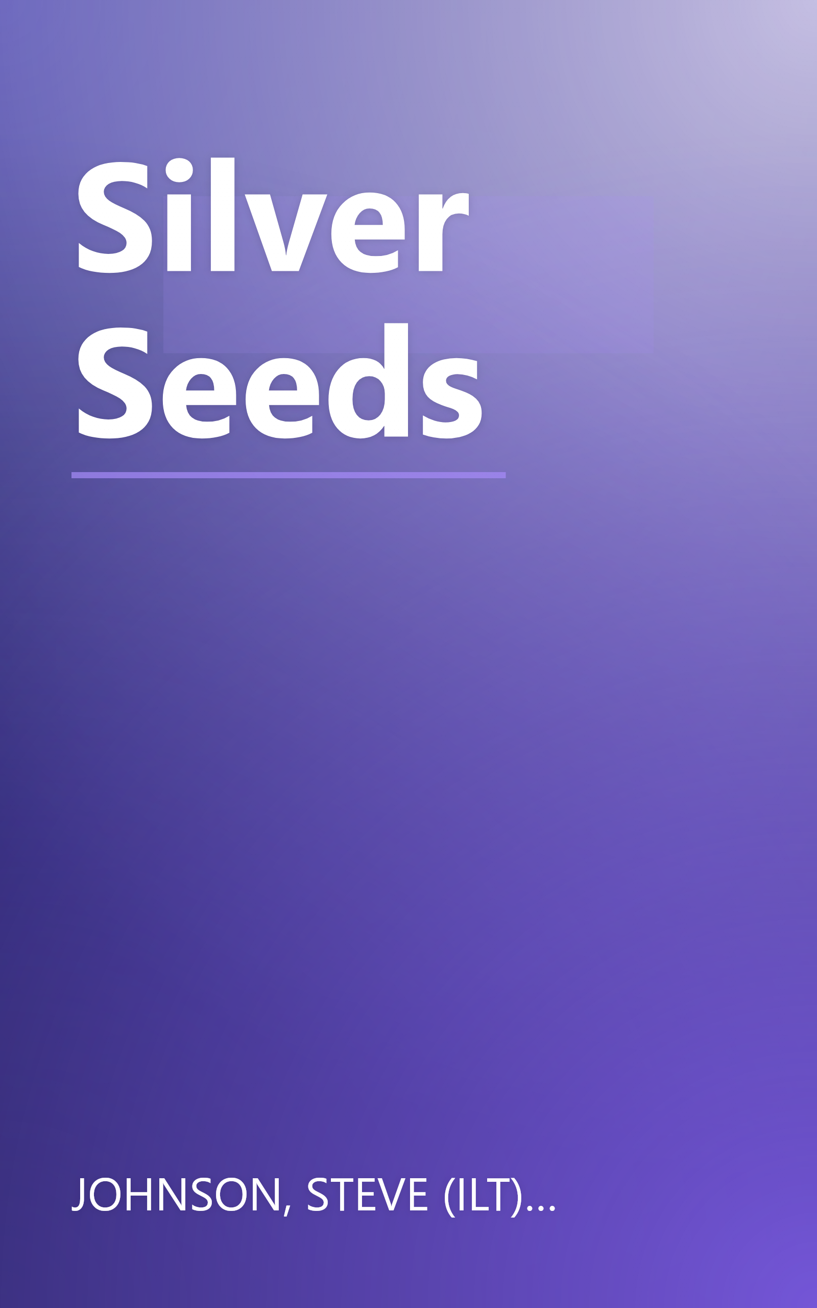 Silver Seeds book cover