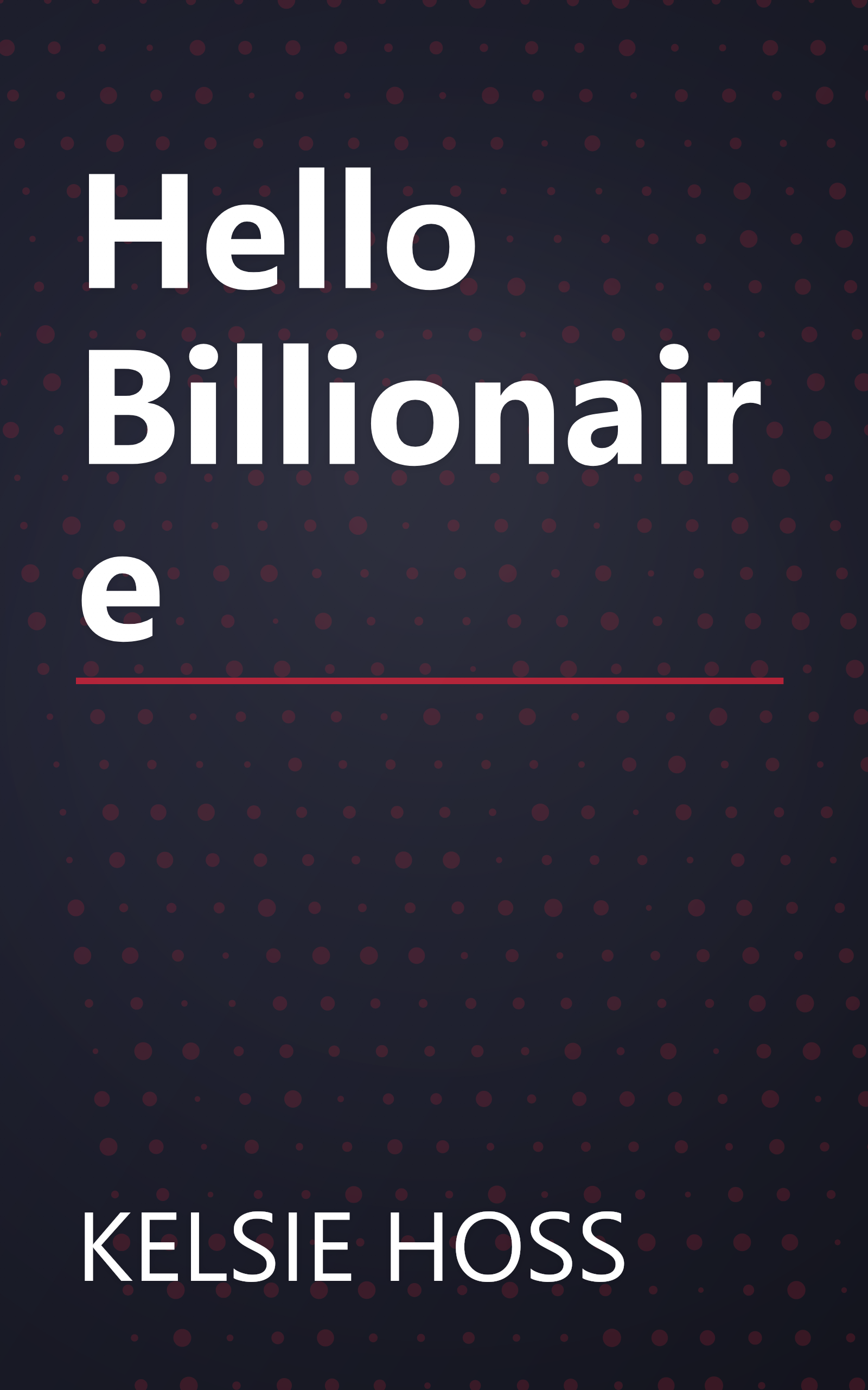 Hello Billionaire book cover