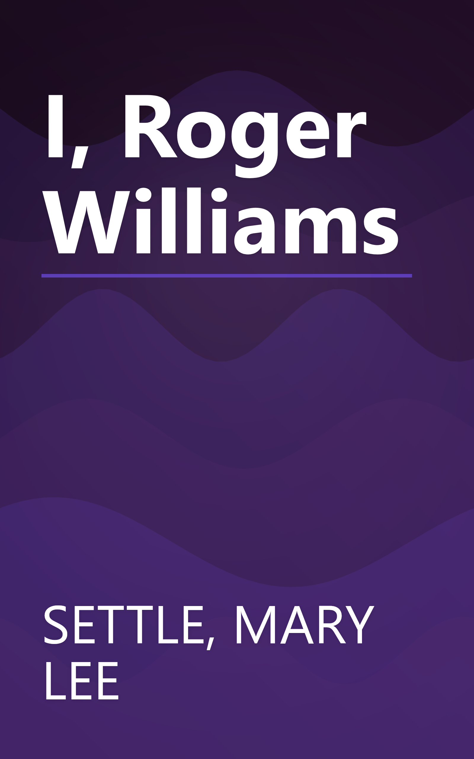 I, Roger Williams book cover