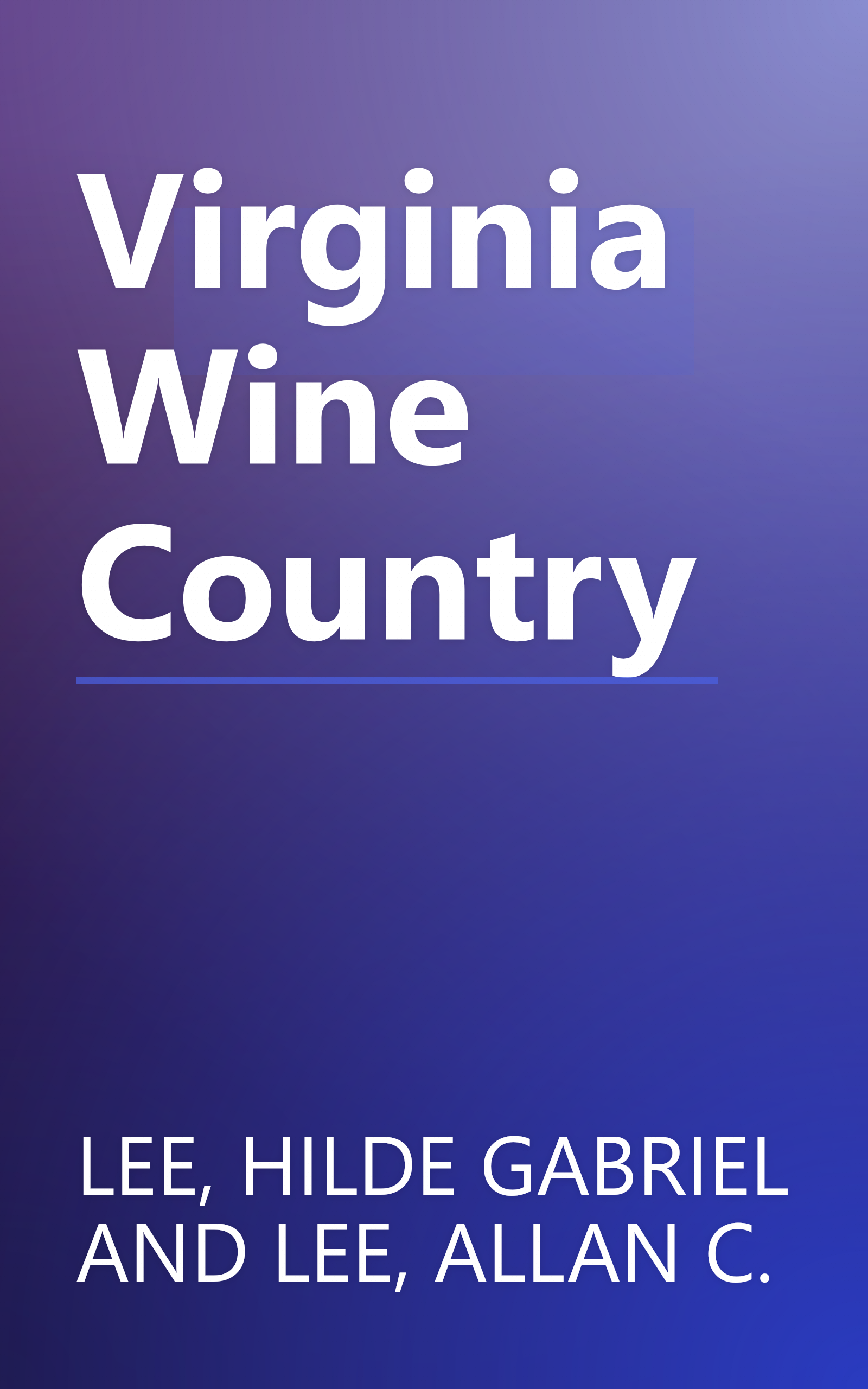 Virginia Wine Country book cover