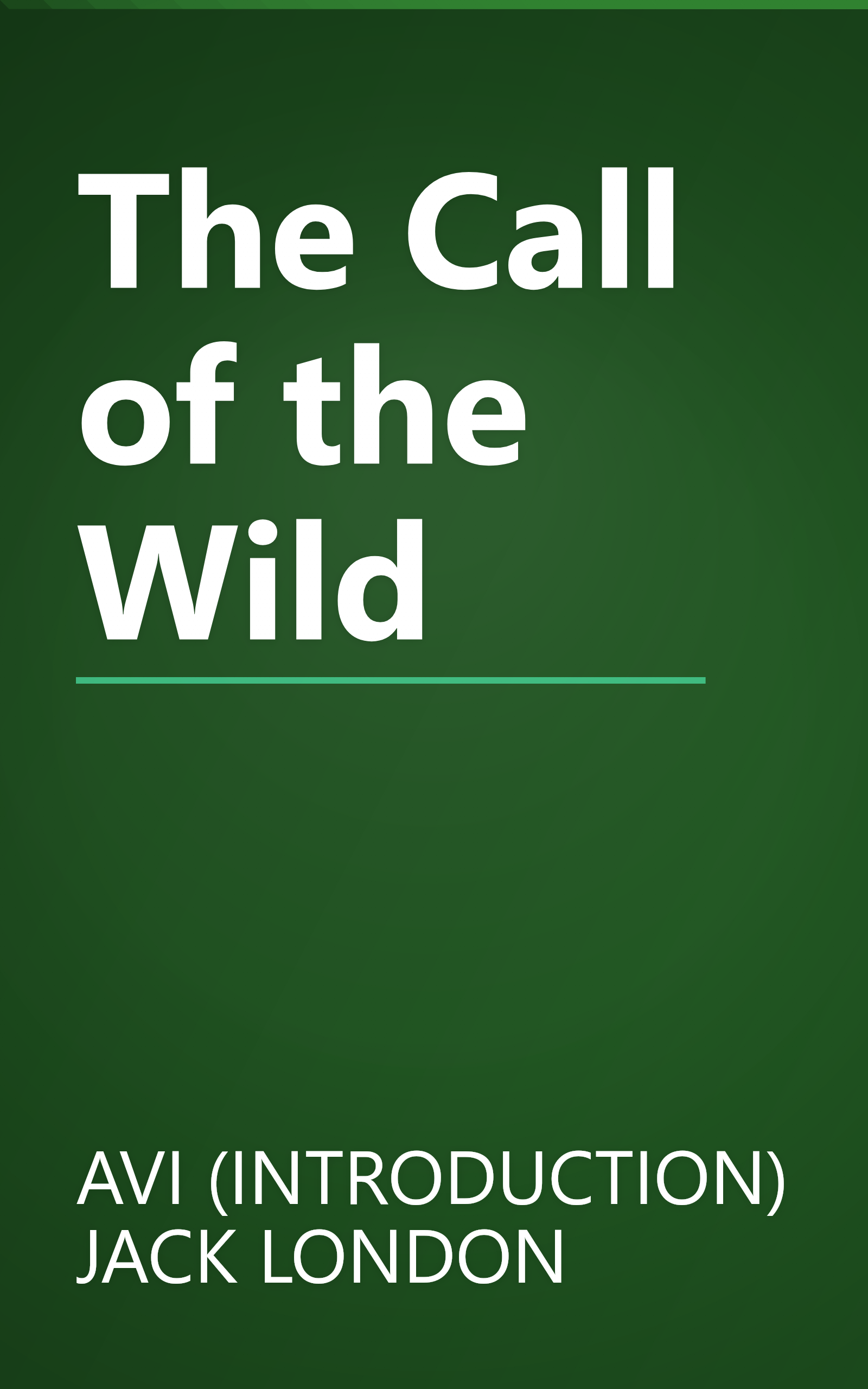 The Call of the Wild book cover