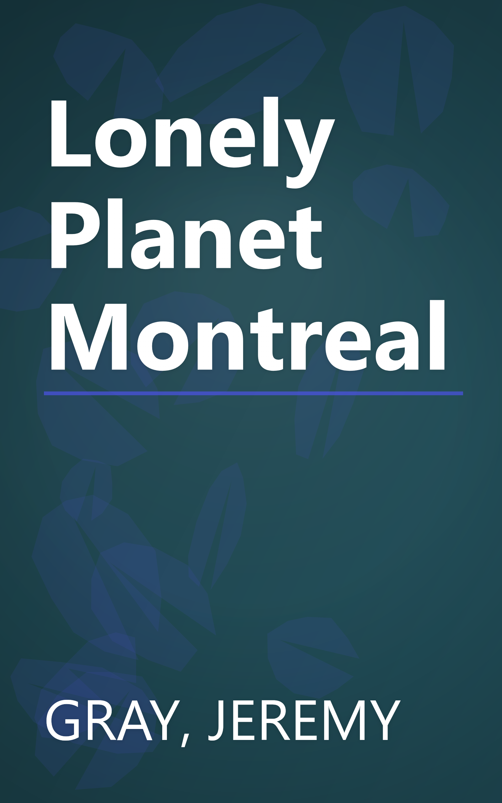 Lonely Planet Montreal book cover
