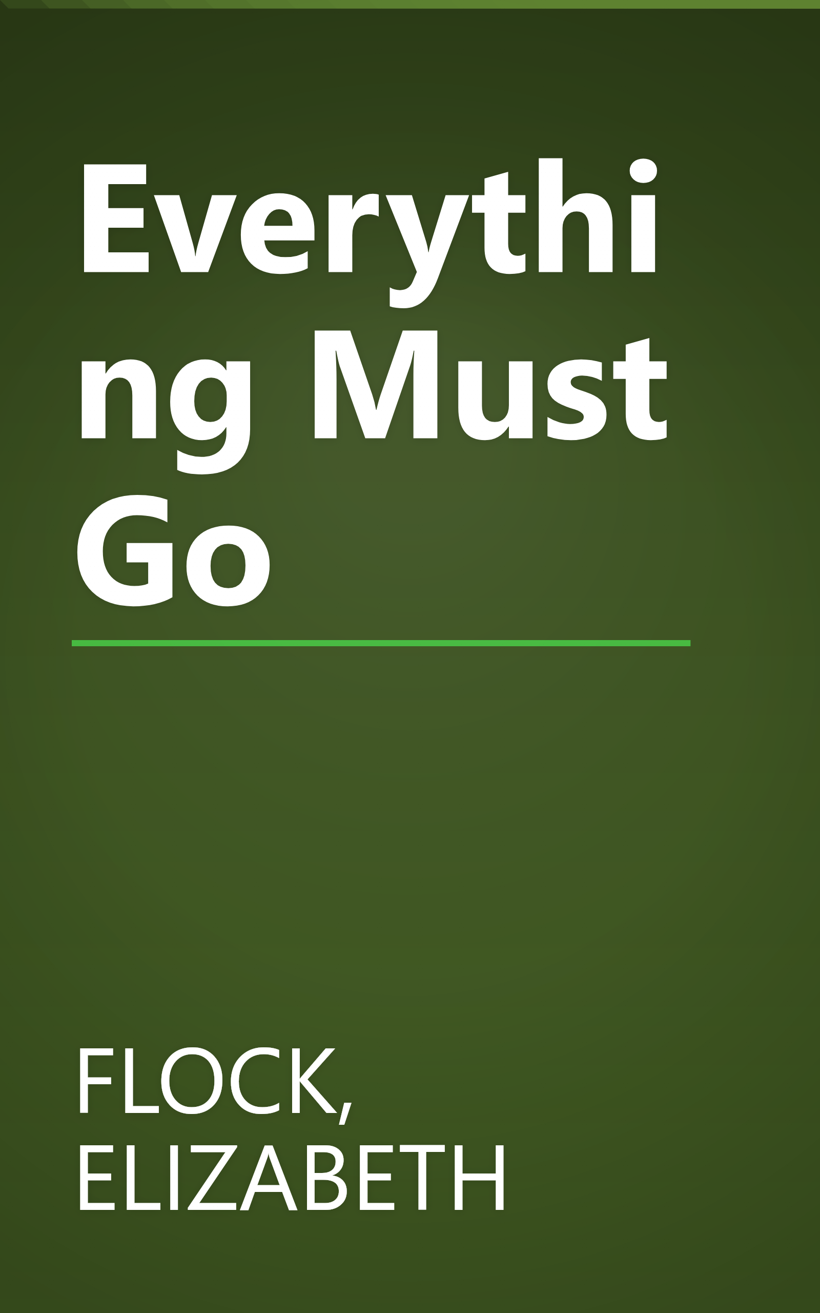 Everything Must Go book cover