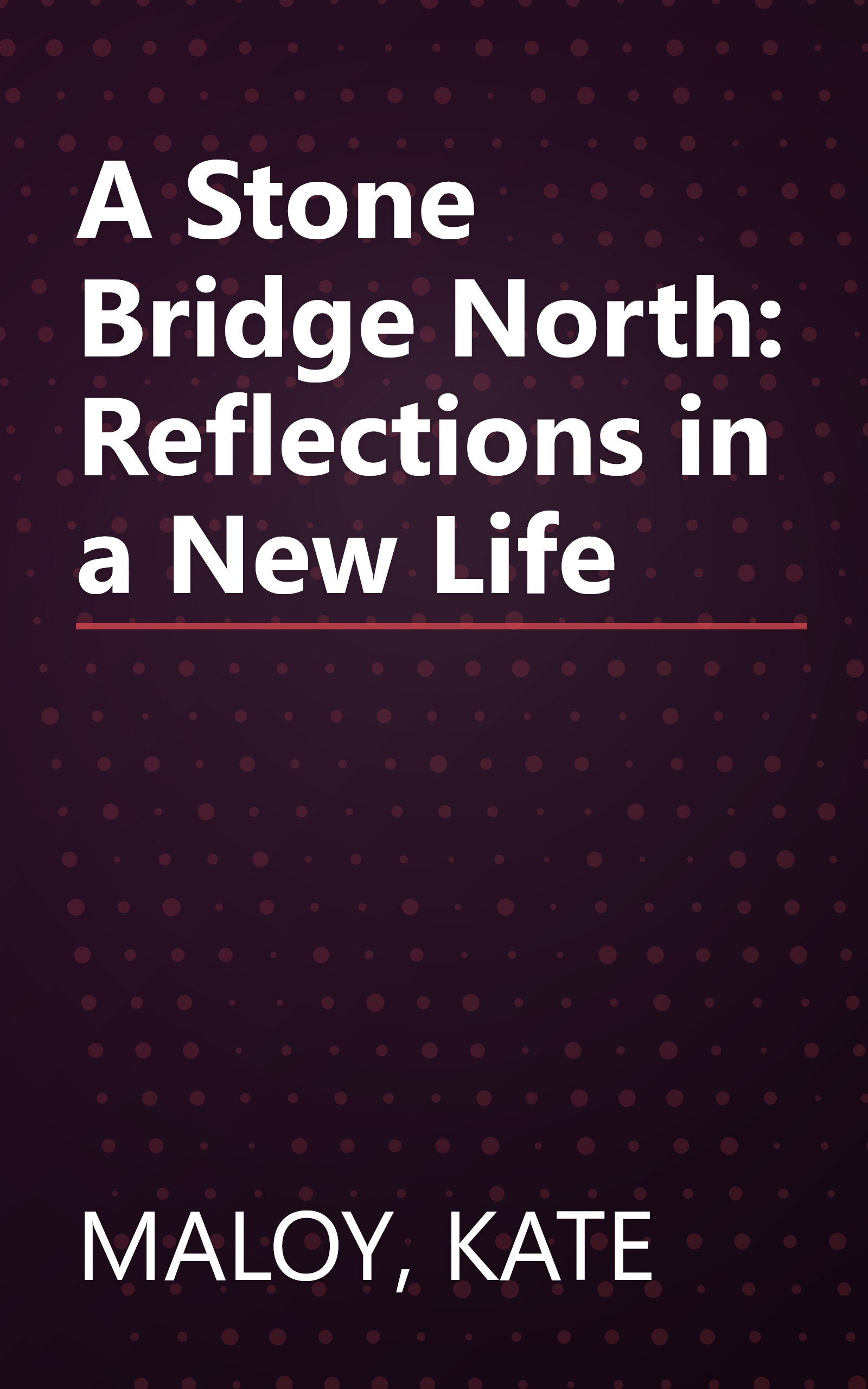 A Stone Bridge North: Reflections in a New Life book cover