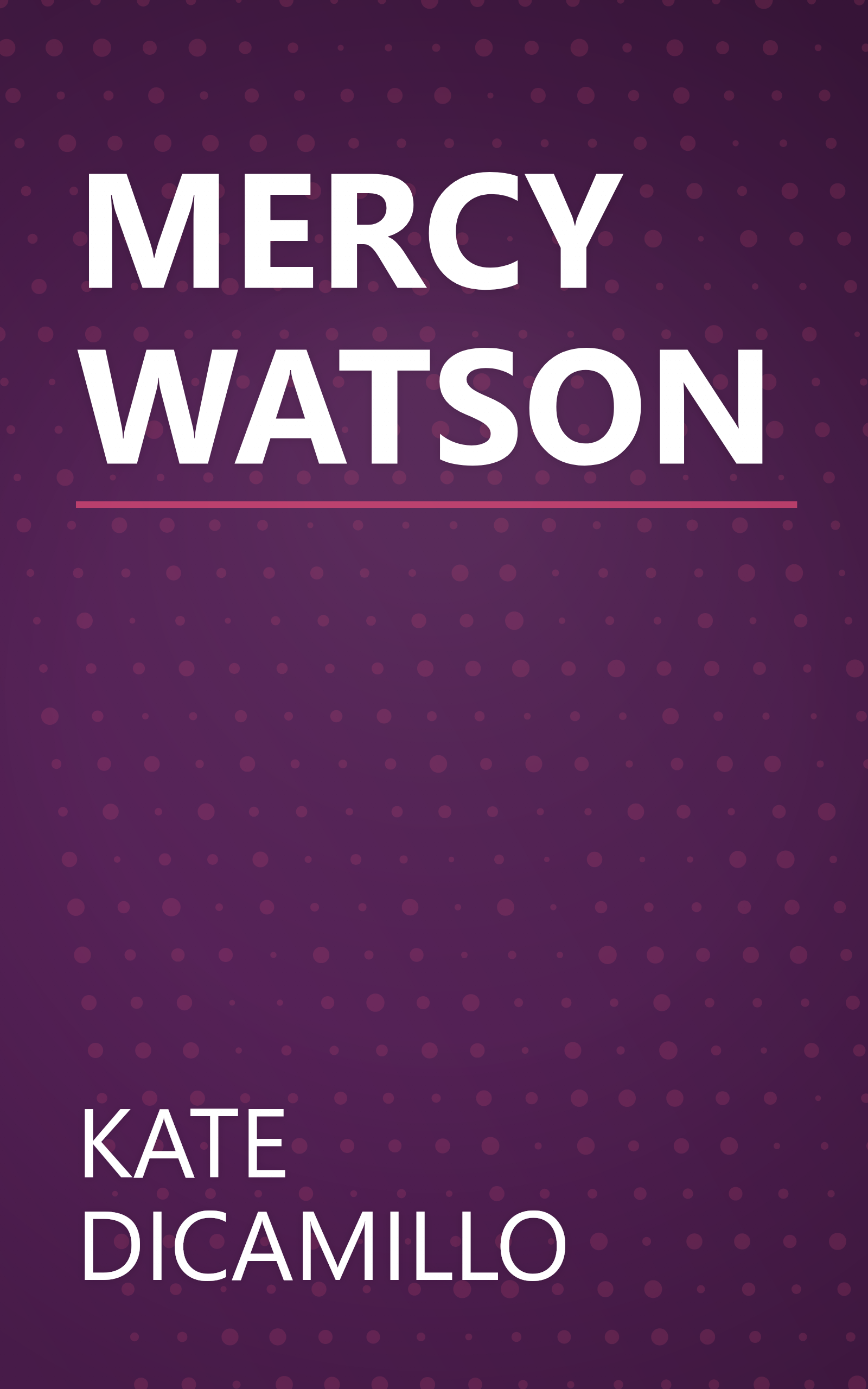 MERCY WATSON book cover