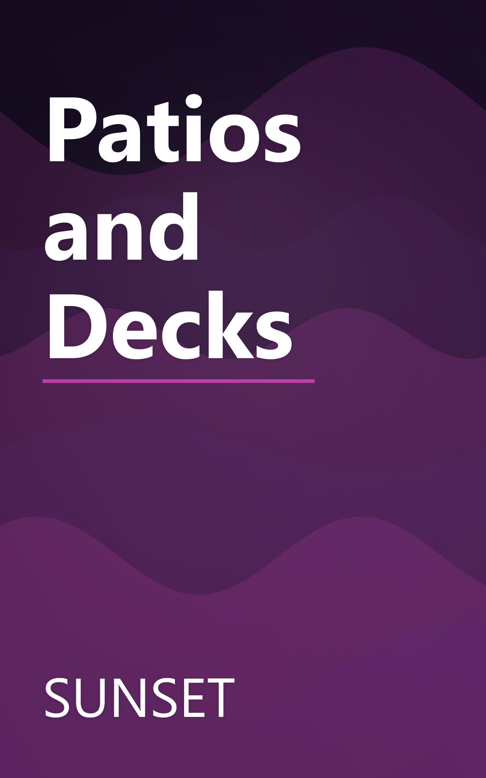 Patios and Decks book cover