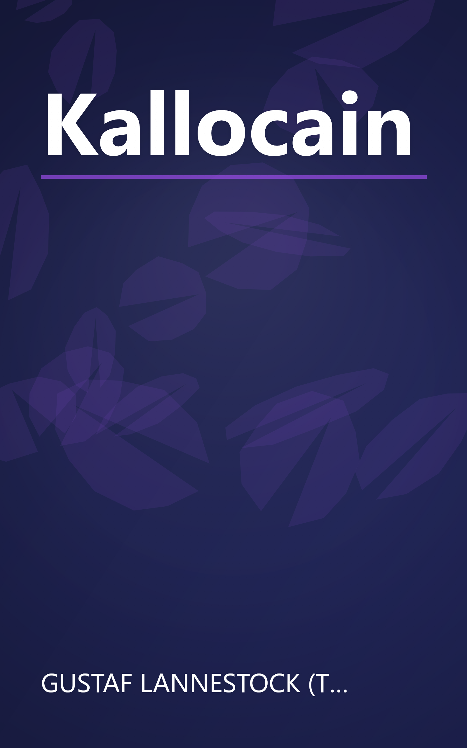 Kallocain book cover