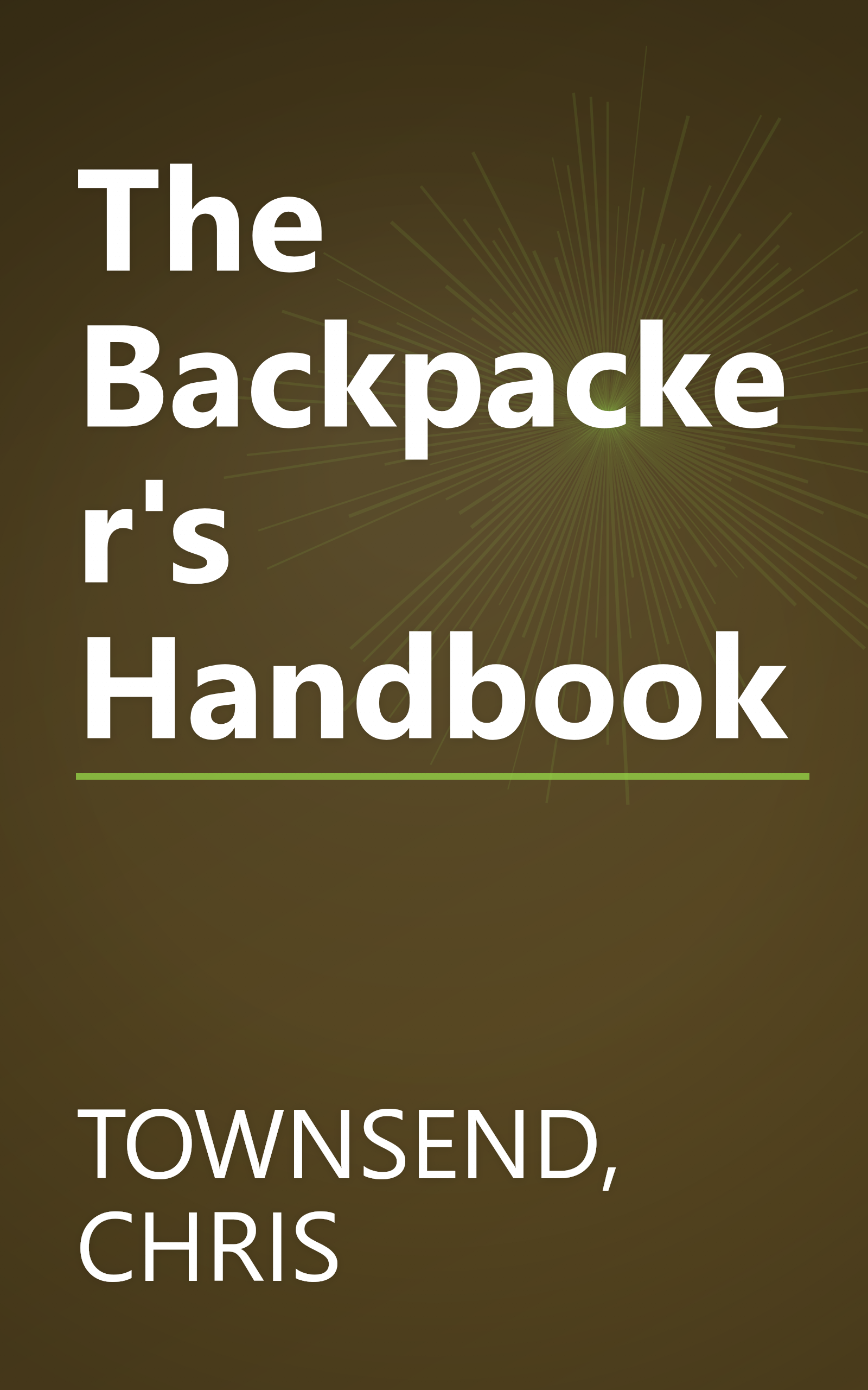 The Backpacker's Handbook book cover