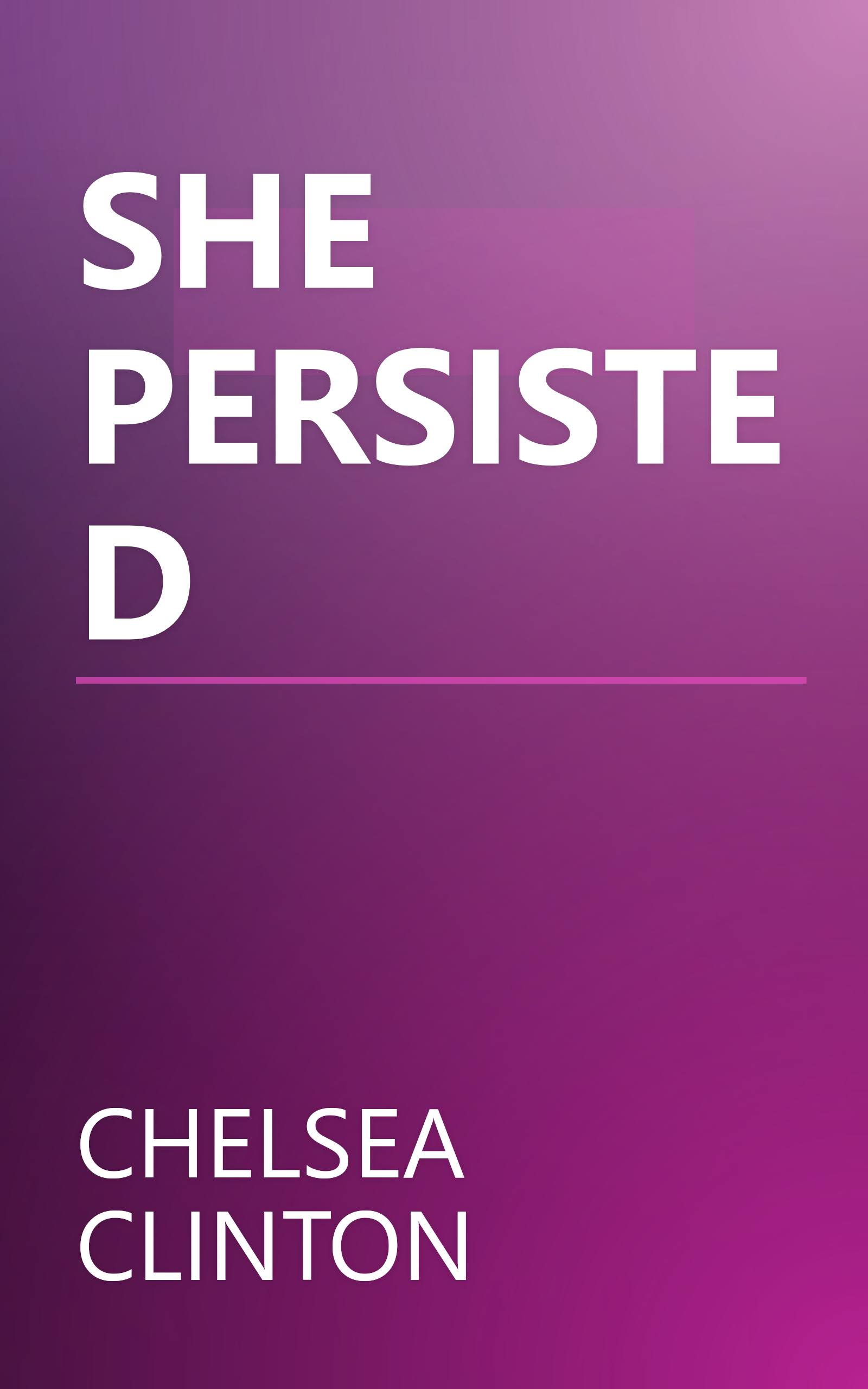 SHE PERSISTED book cover