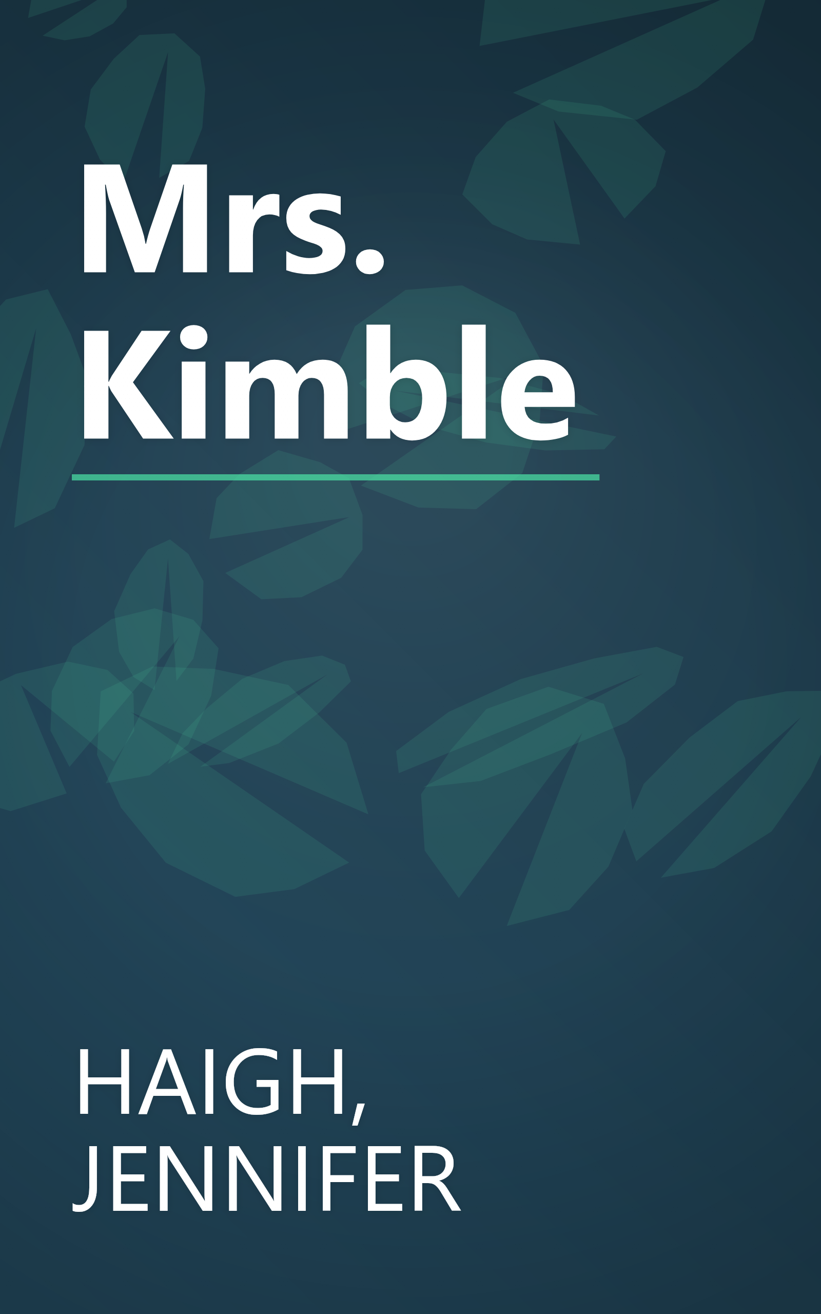 Mrs. Kimble book cover