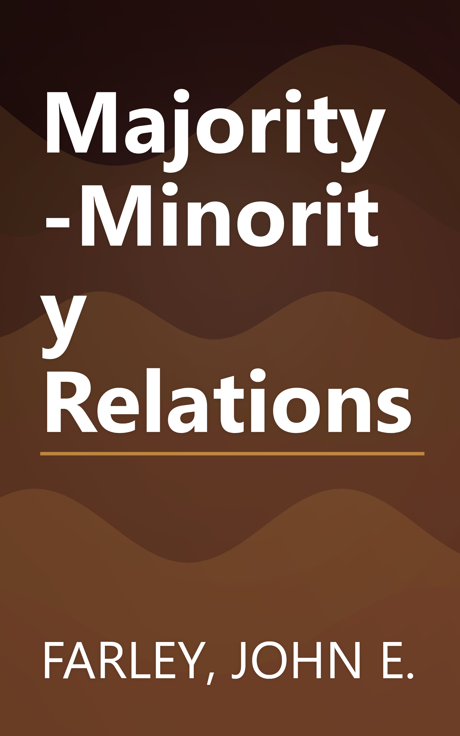 Majority-Minority Relations book cover