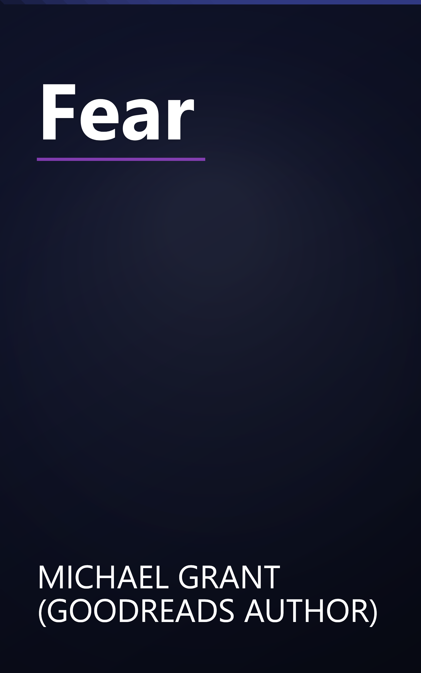 Fear book cover