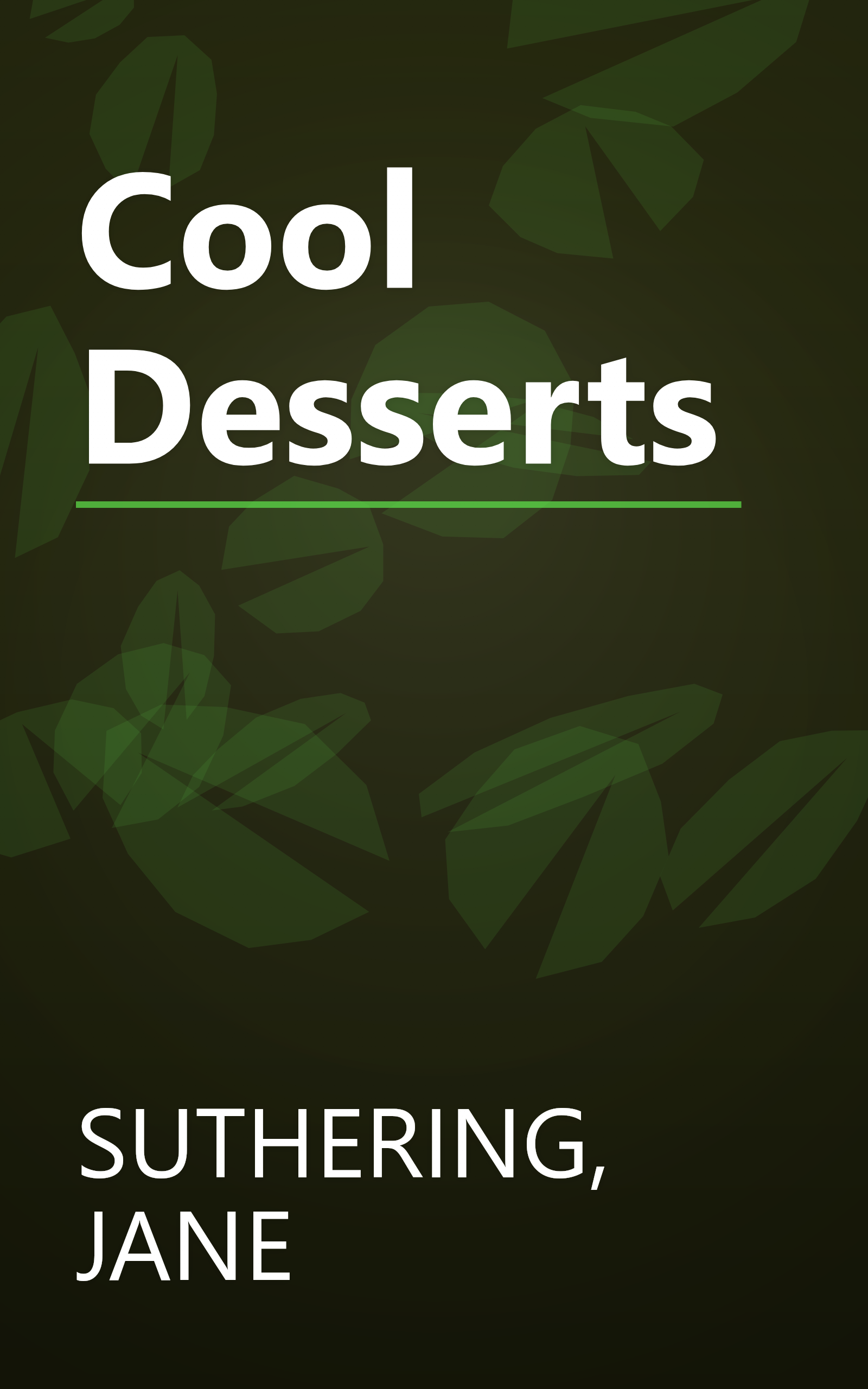 Cool Desserts book cover