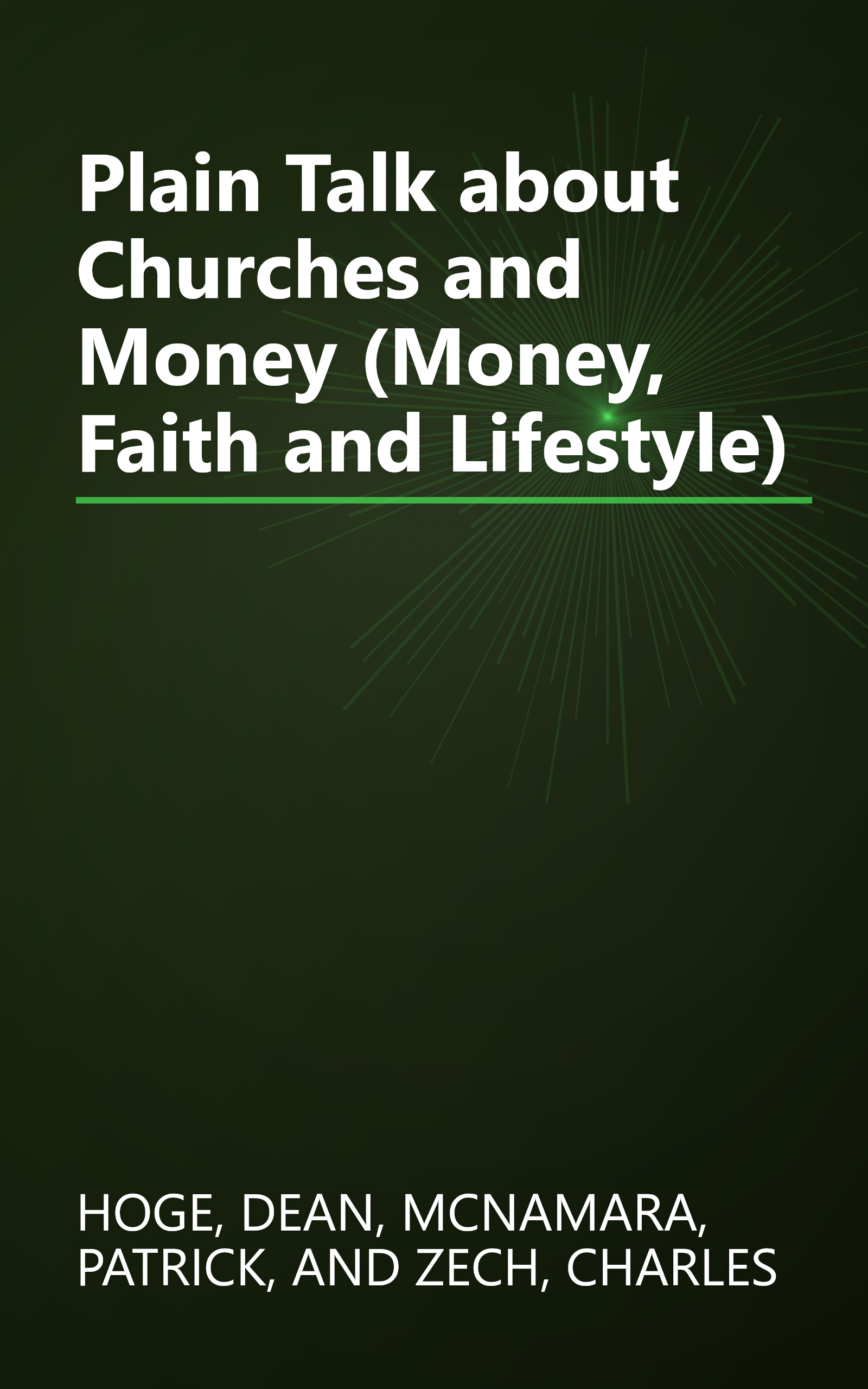 Plain Talk about Churches and Money (Money, Faith and Lifestyle) book cover
