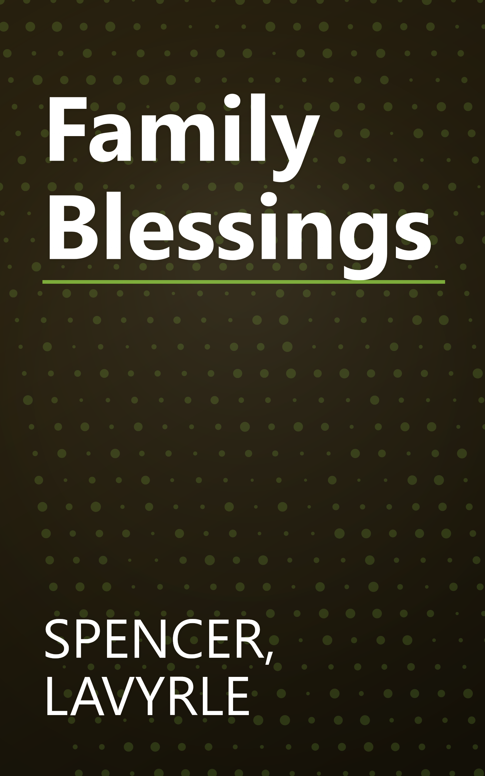 Family Blessings book cover