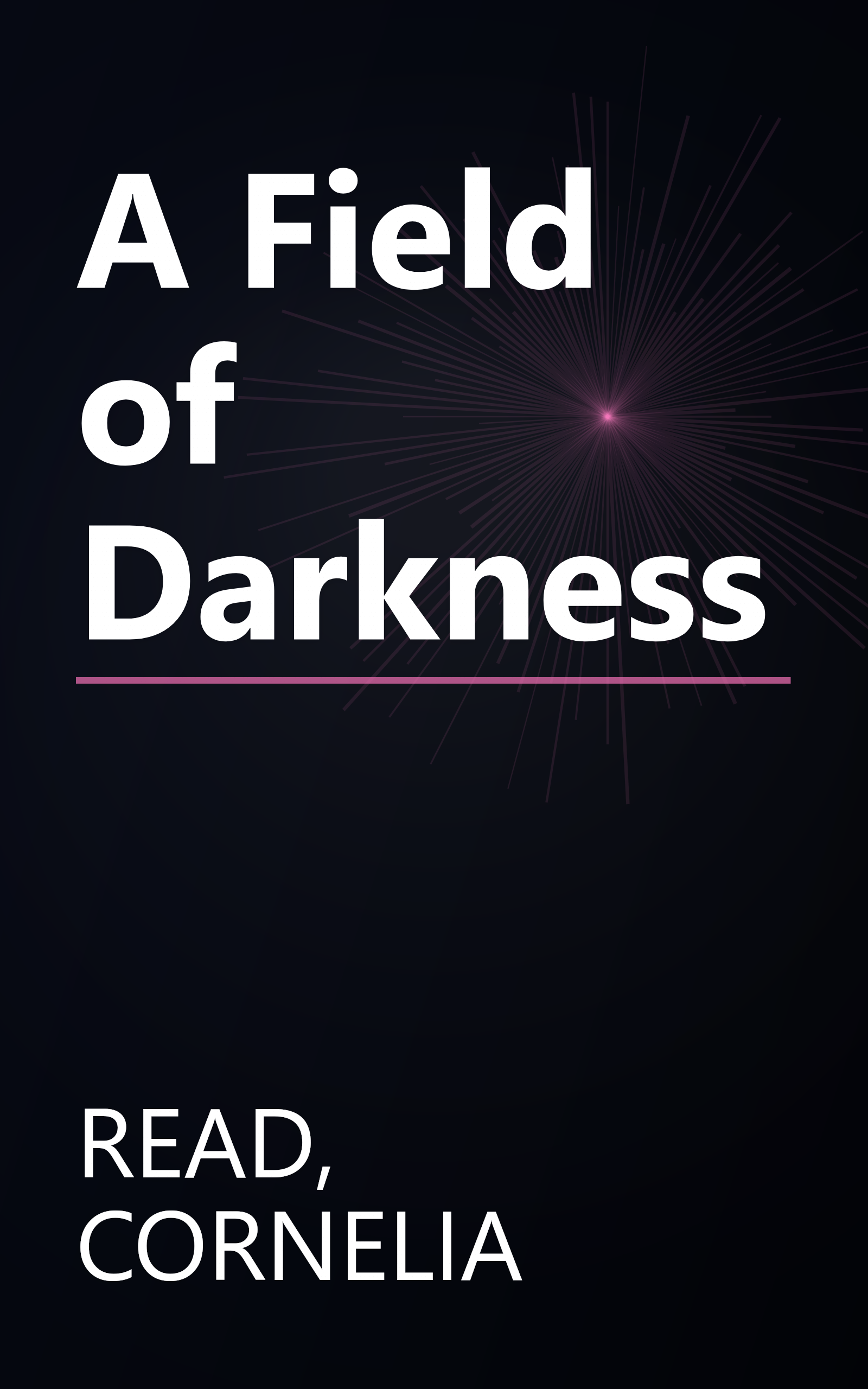 A Field of Darkness book cover