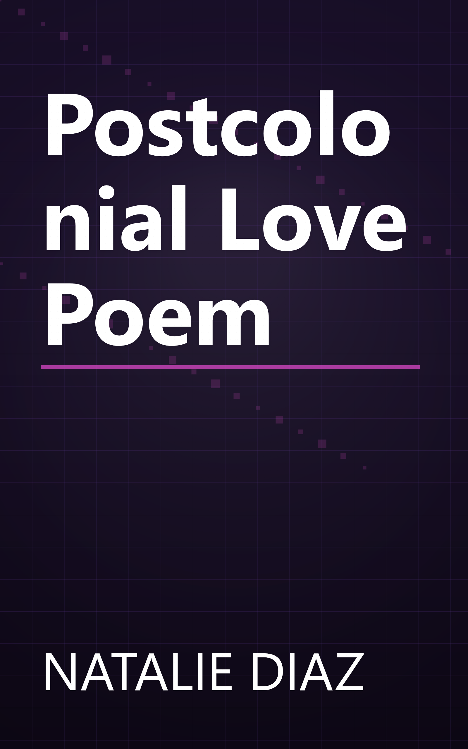 Postcolonial Love Poem book cover