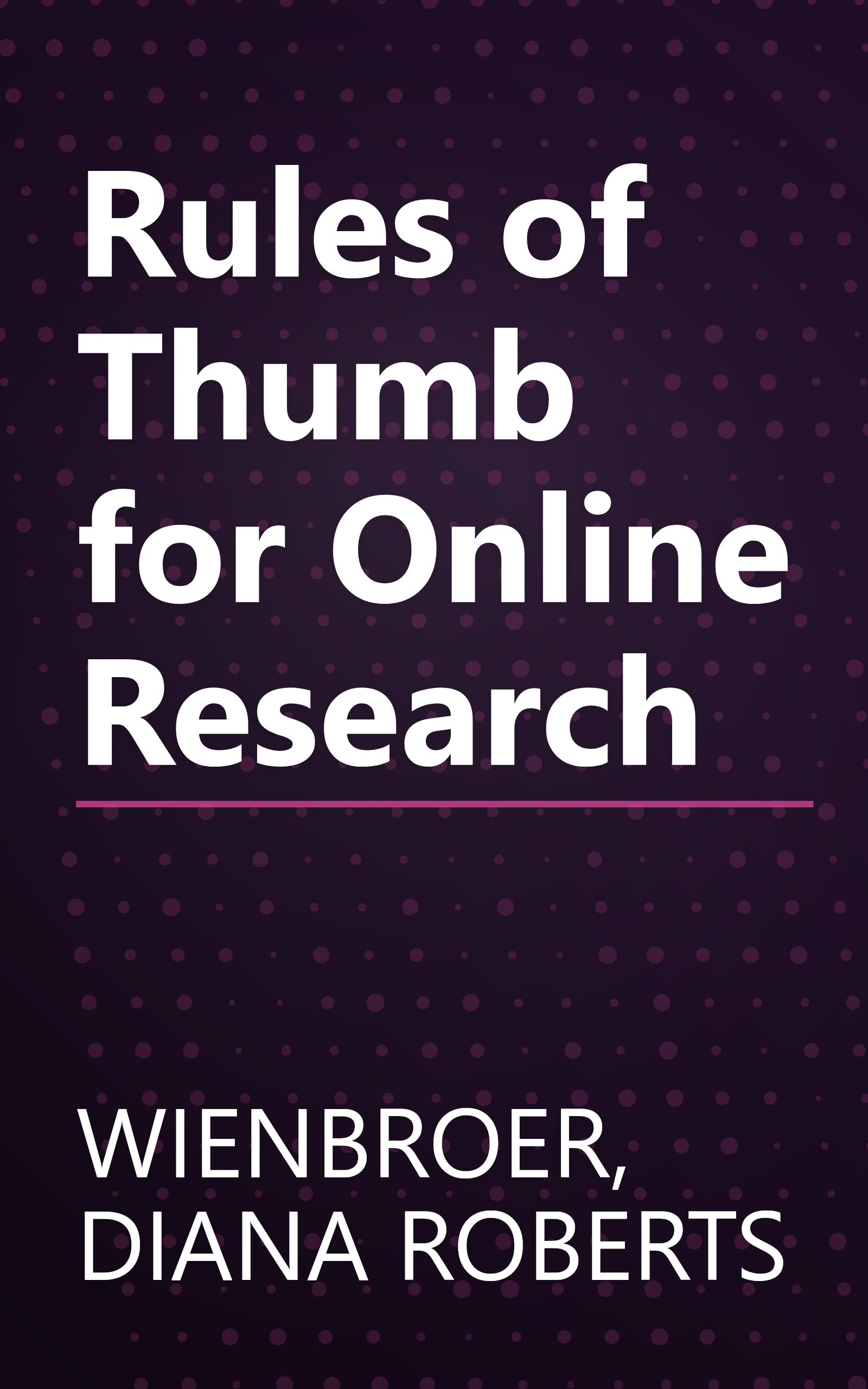 Rules of Thumb for Online Research book cover
