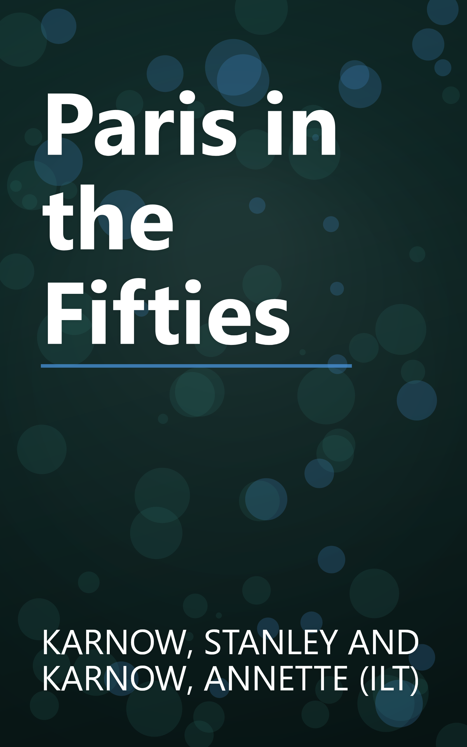 Paris in the Fifties book cover