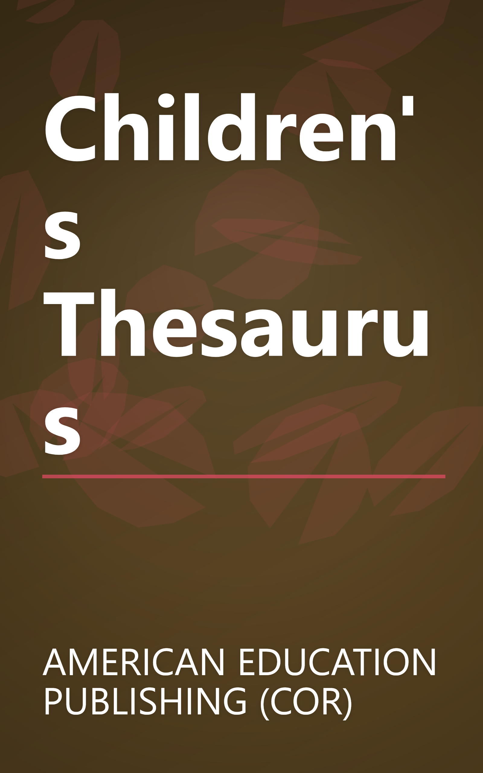 Children's Thesaurus book cover