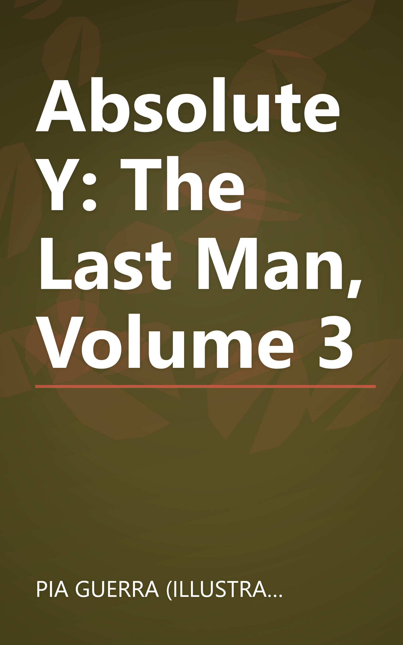 Absolute Y: The Last Man, Volume 3 book cover