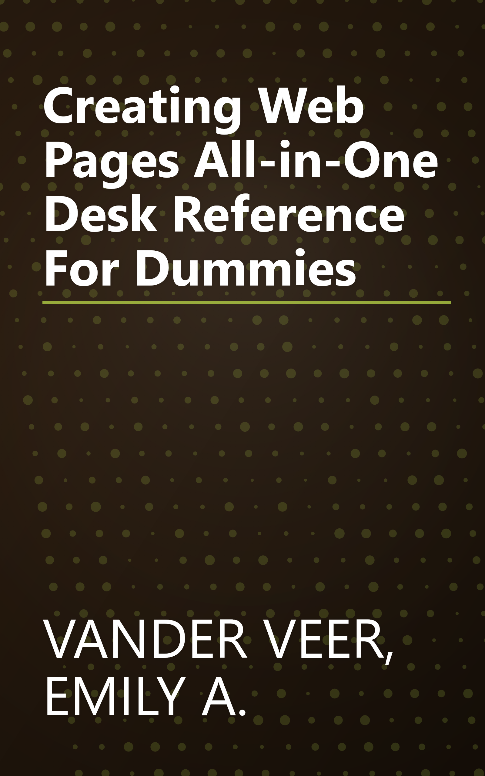 Creating Web Pages All-in-One Desk Reference For Dummies book cover