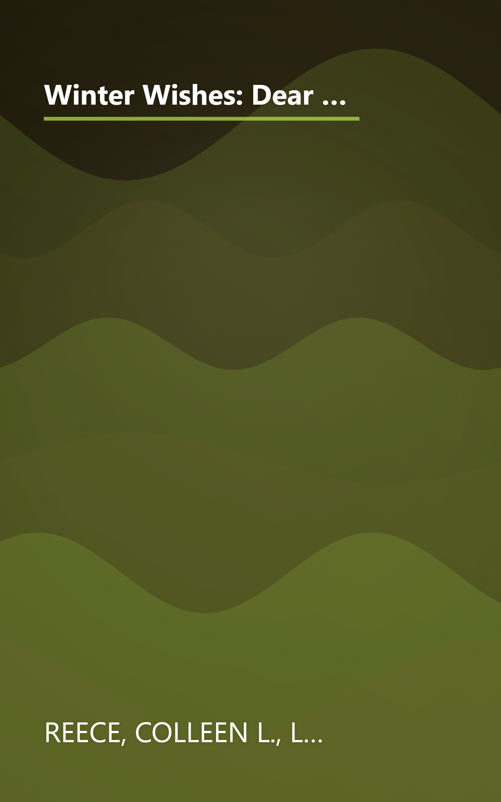 Winter Wishes: Dear Jane/Language of Love/Candlelight of Christmas/Love Renewed (Inspirational Romance Collection) book cover