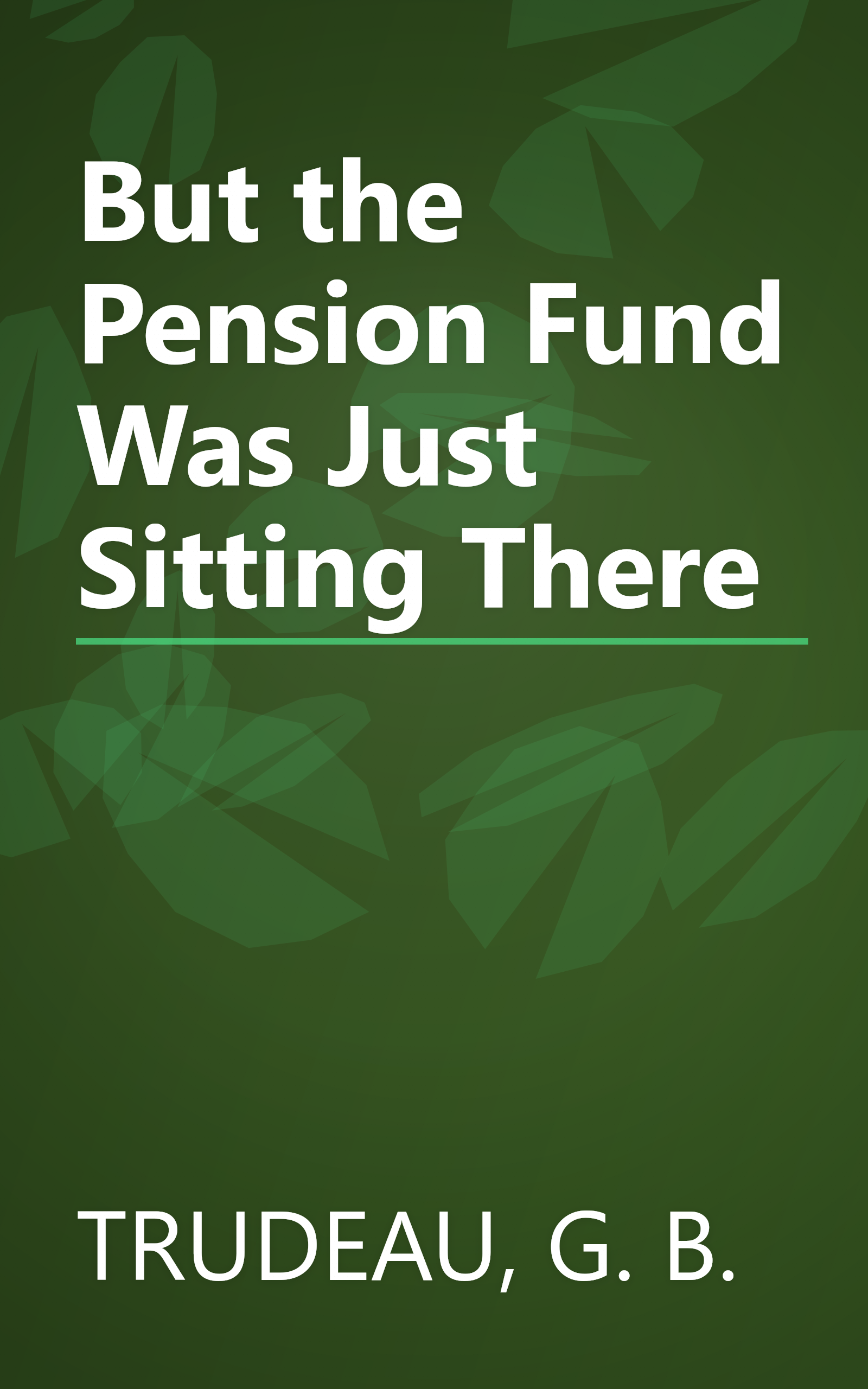 But the Pension Fund Was Just Sitting There book cover