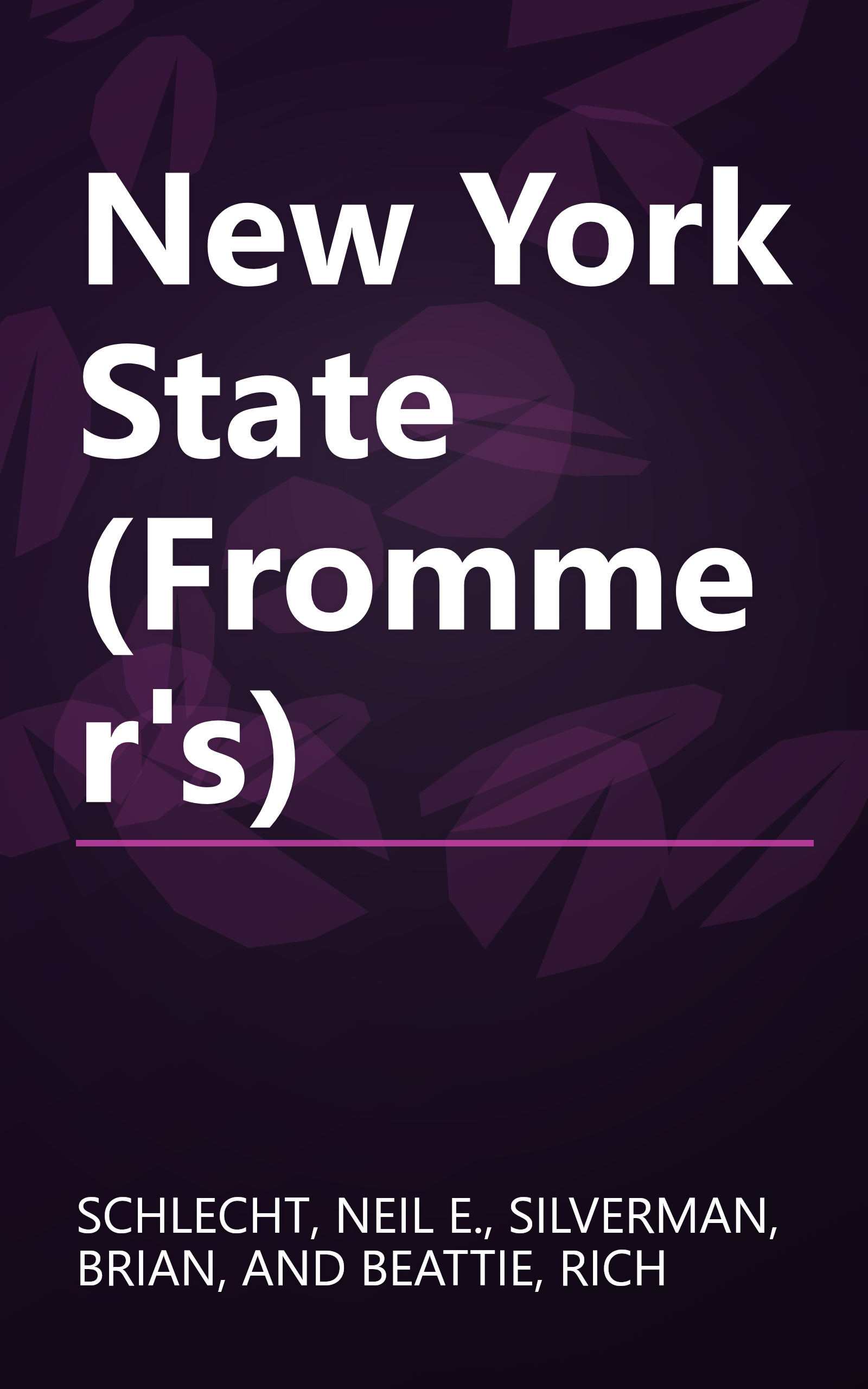 New York State (Frommer's) book cover