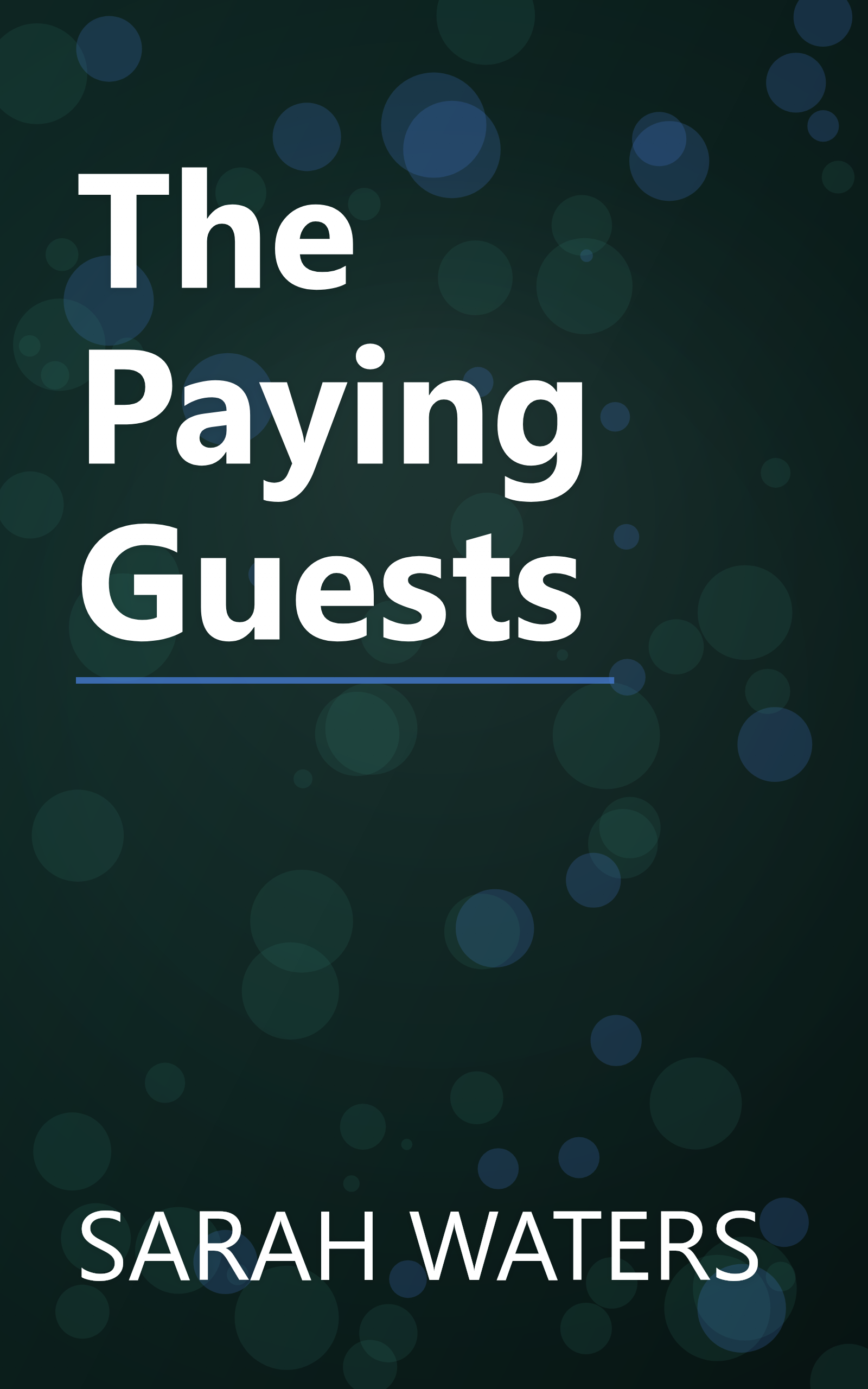 The Paying Guests book cover
