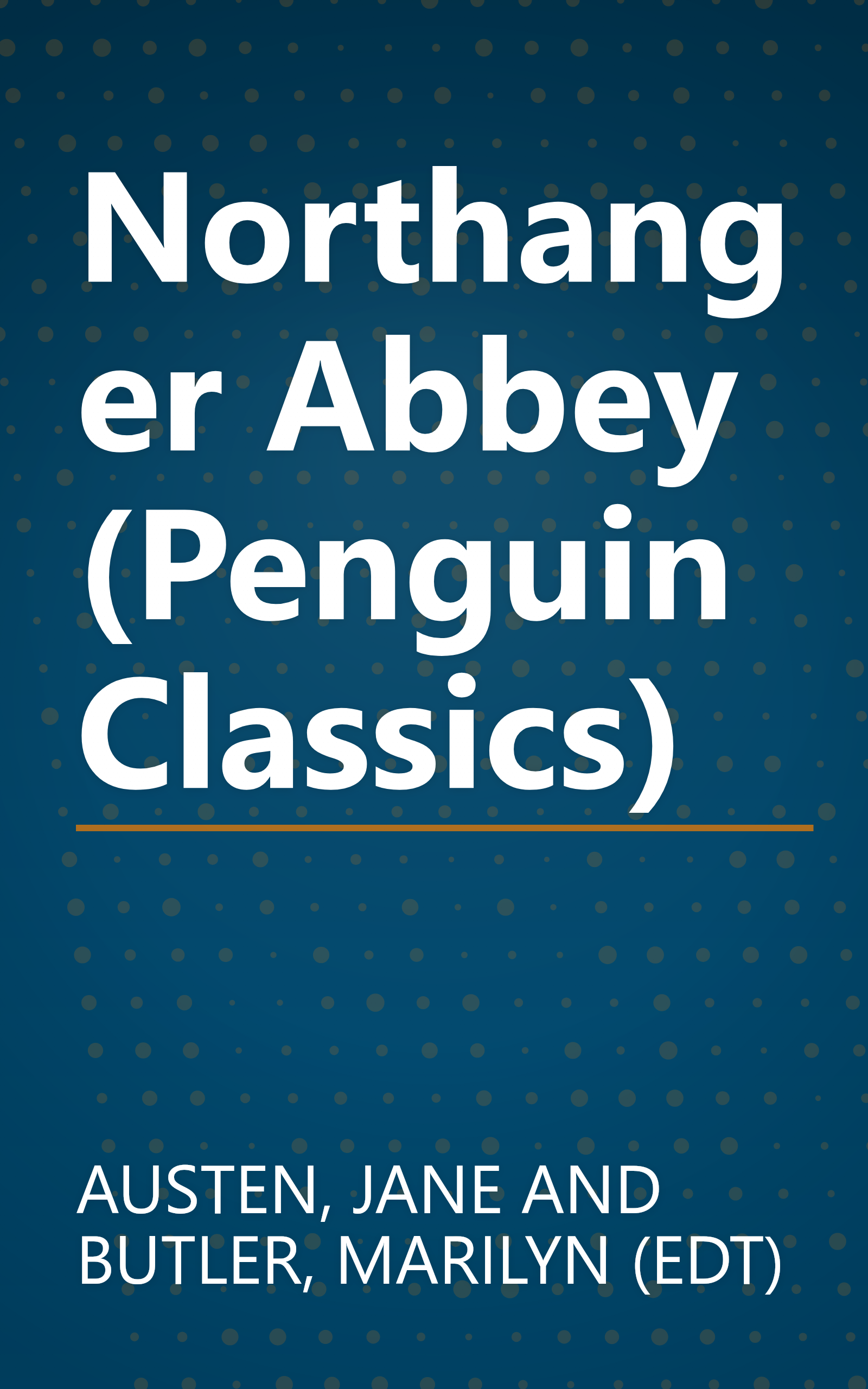 Northanger Abbey (Penguin Classics) book cover