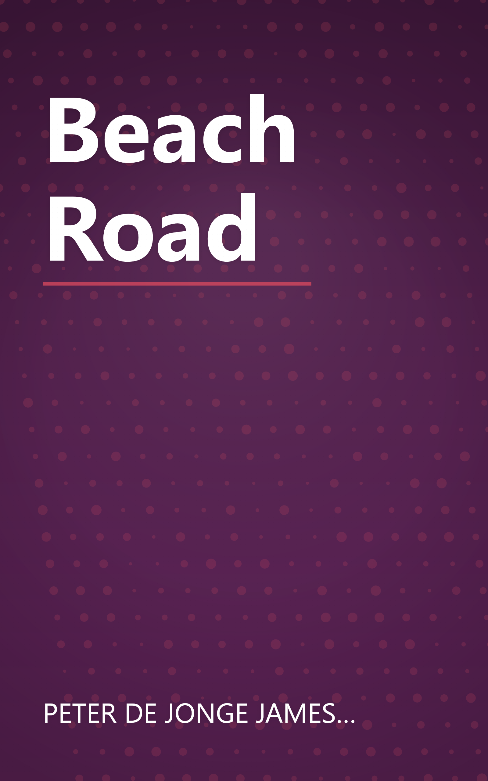 Beach Road book cover