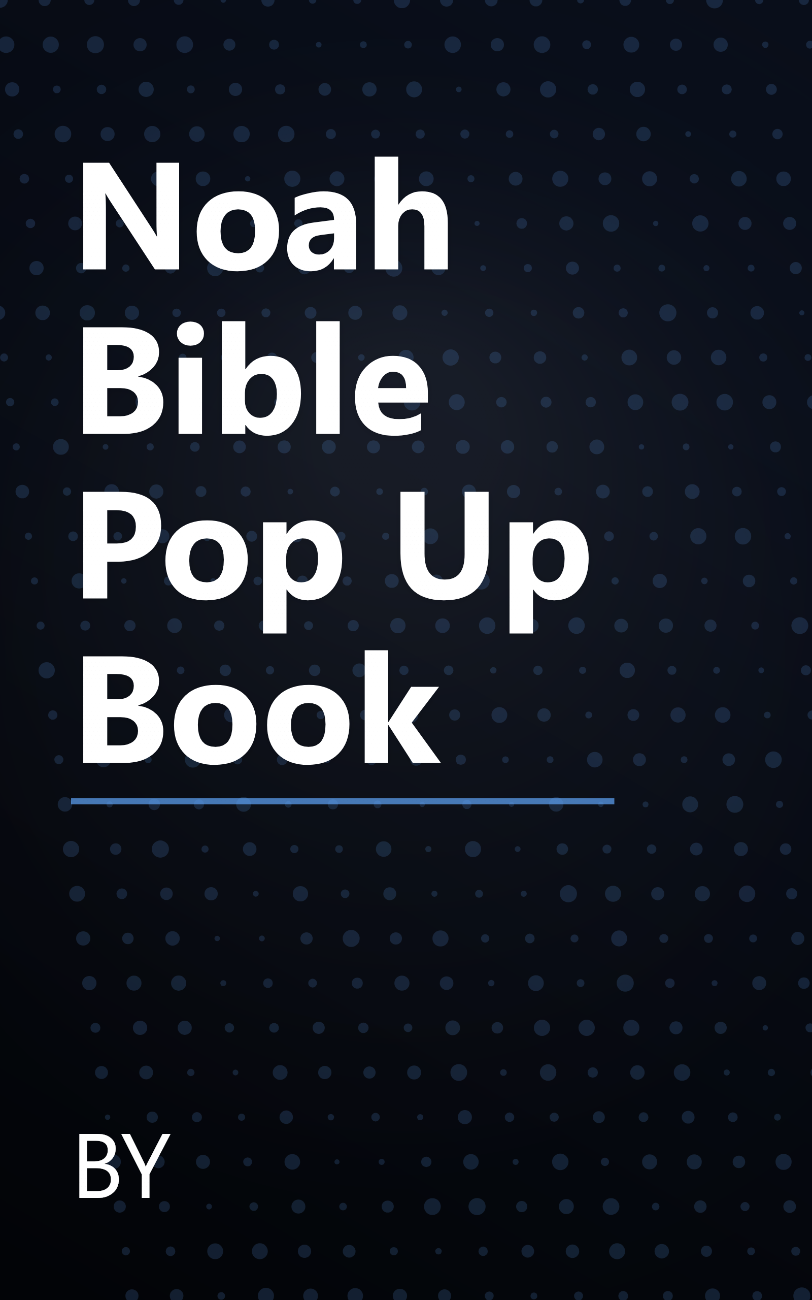 Noah Bible Pop Up Book book cover