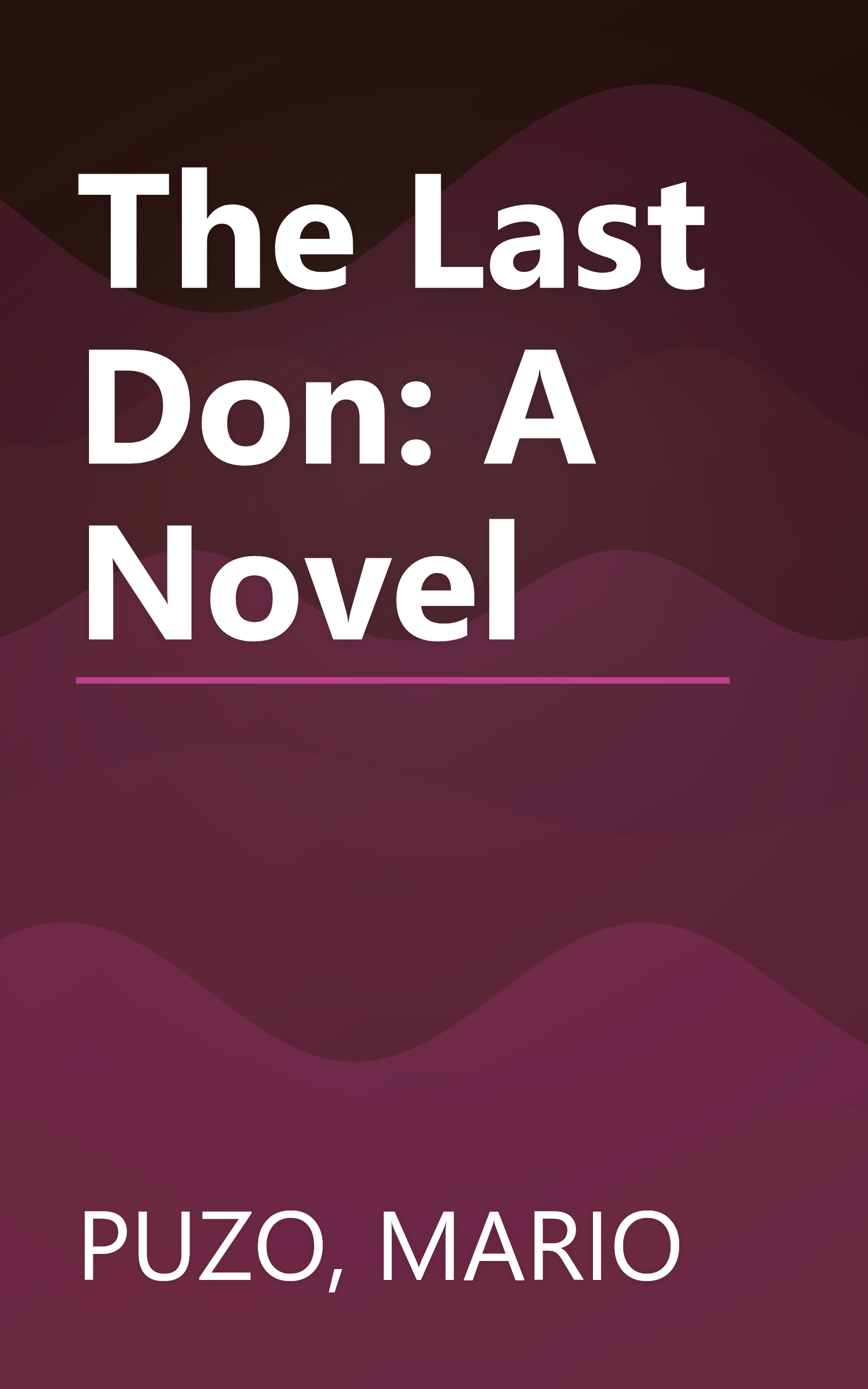 The Last Don: A Novel book cover