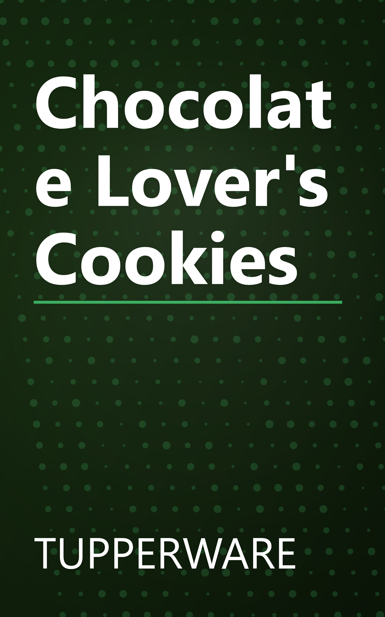 Chocolate Lover's Cookies book cover