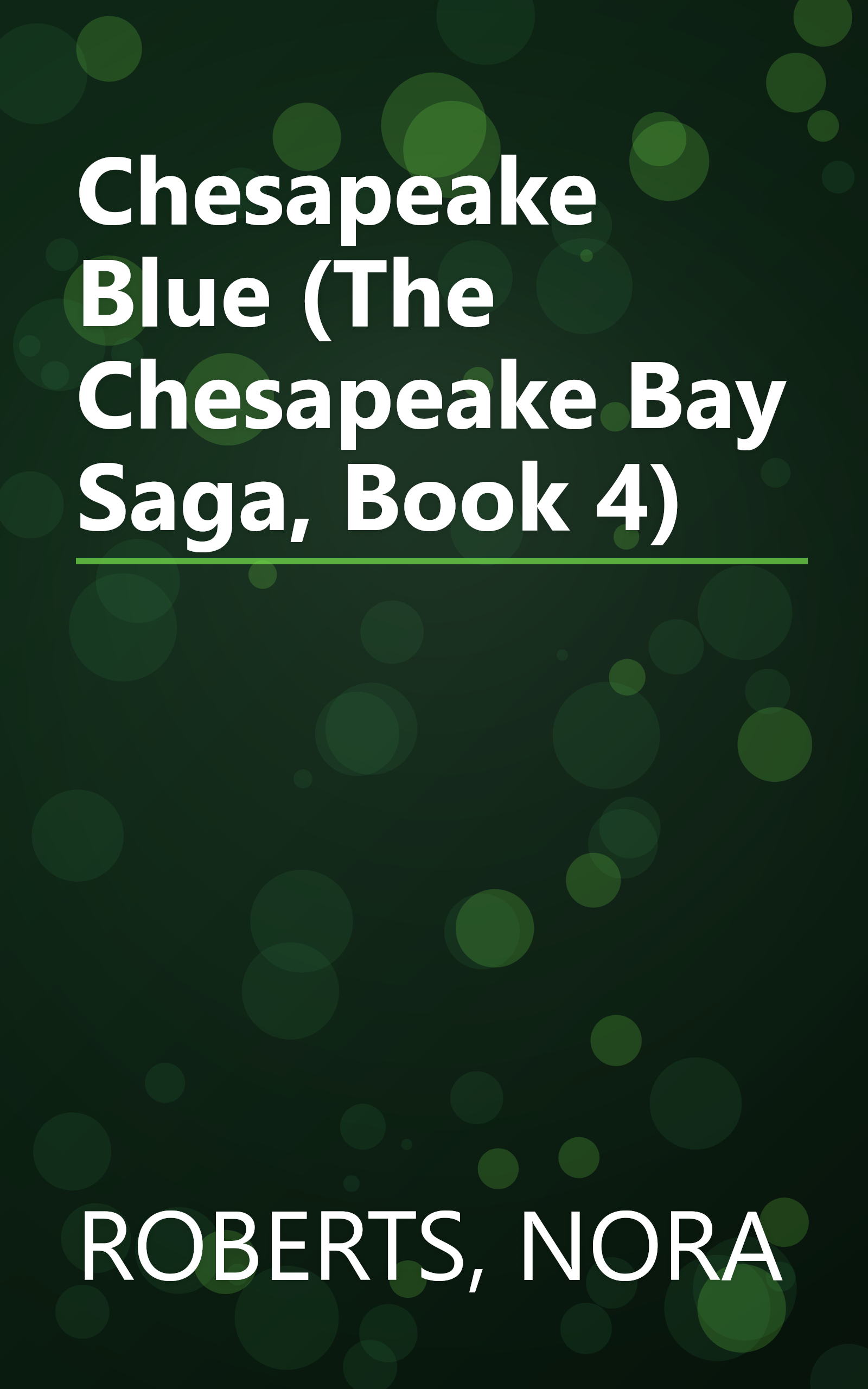 Chesapeake Blue (The Chesapeake Bay Saga, Book 4) book cover