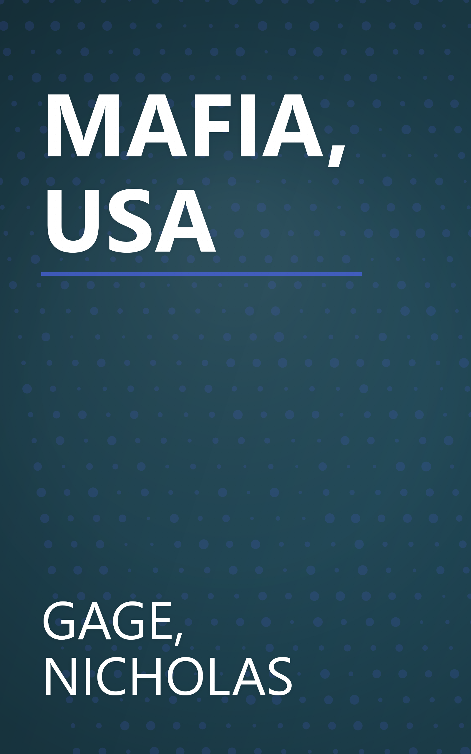 MAFIA, USA book cover