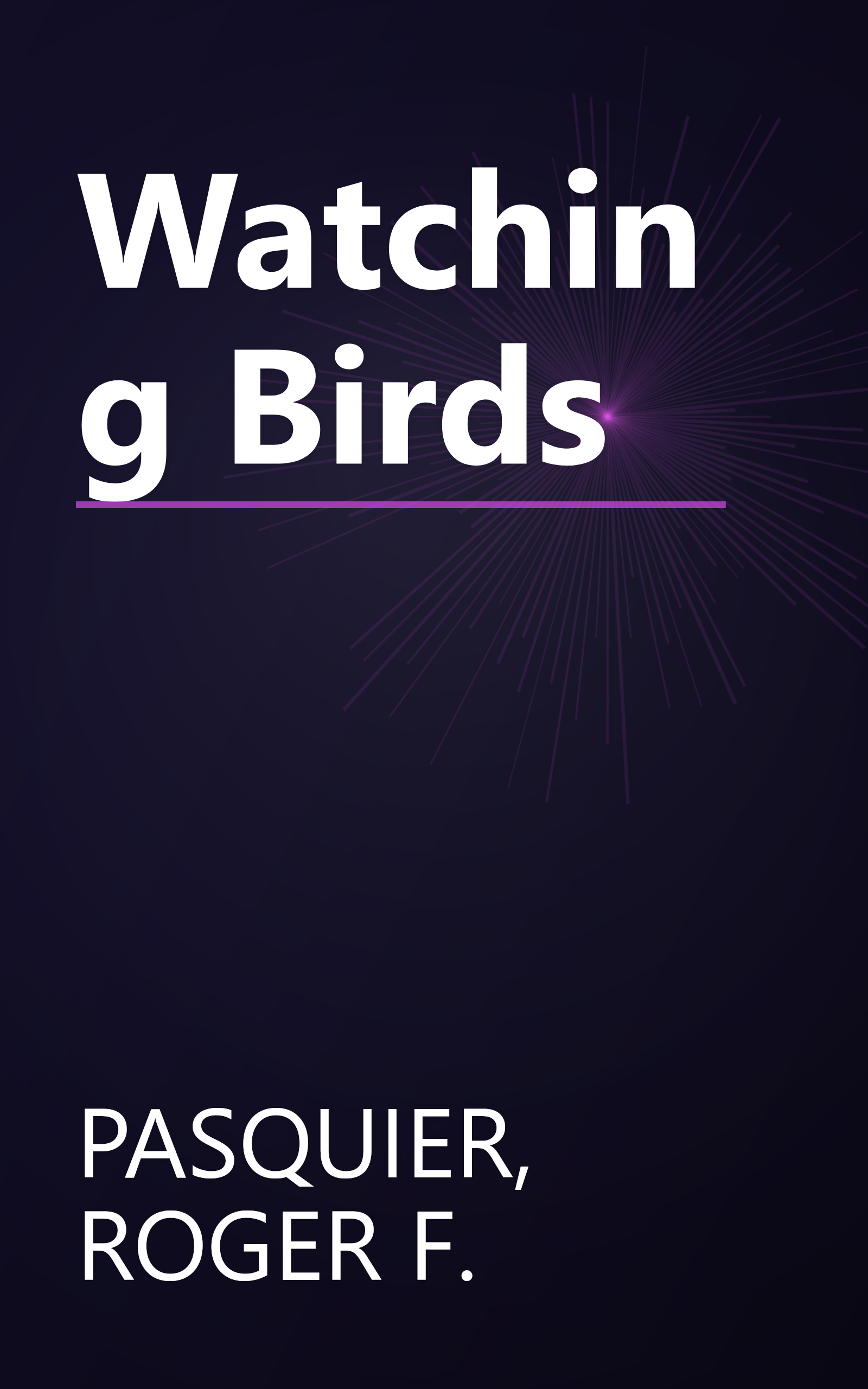 Watching Birds book cover
