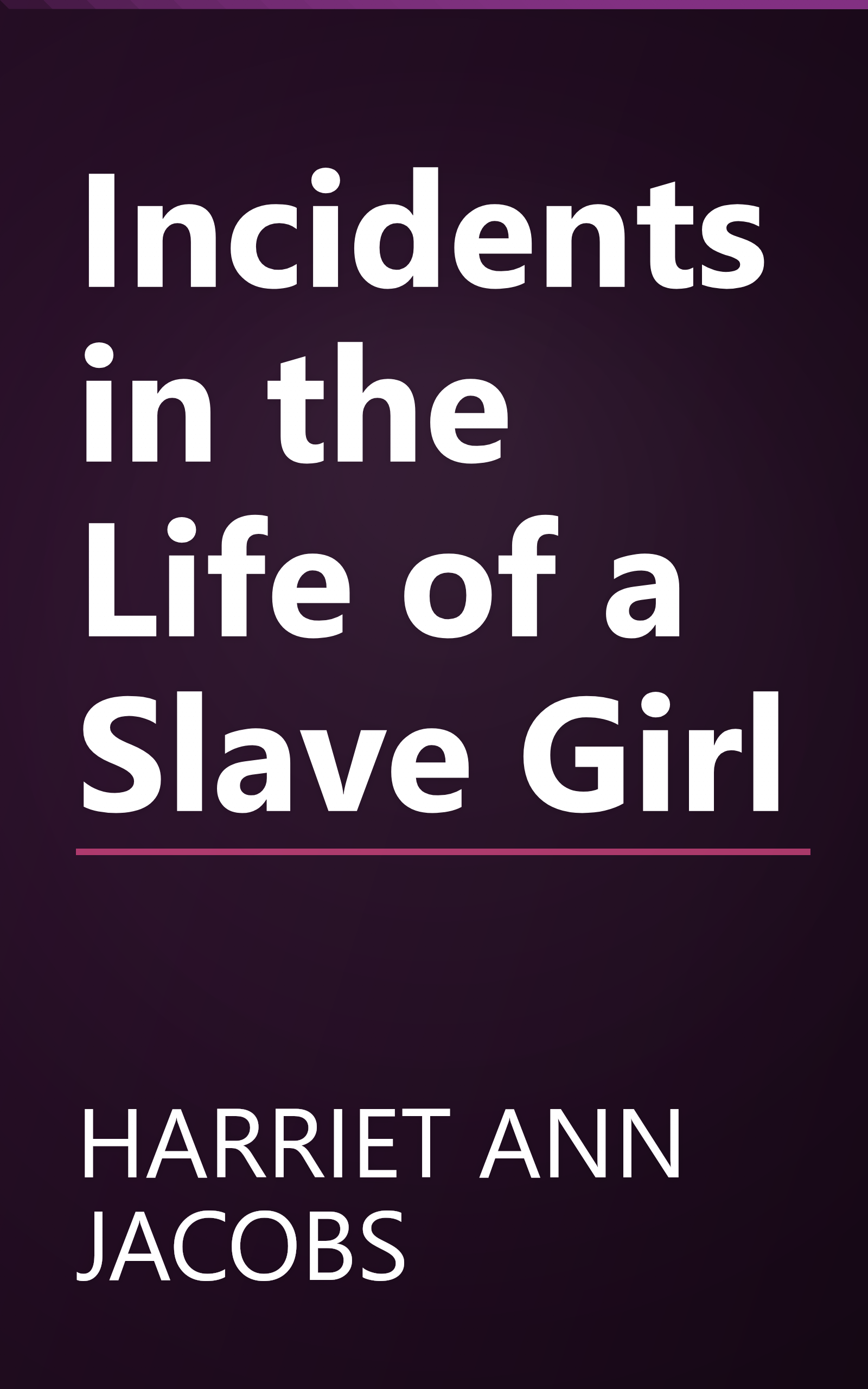 Incidents in the Life of a Slave Girl book cover