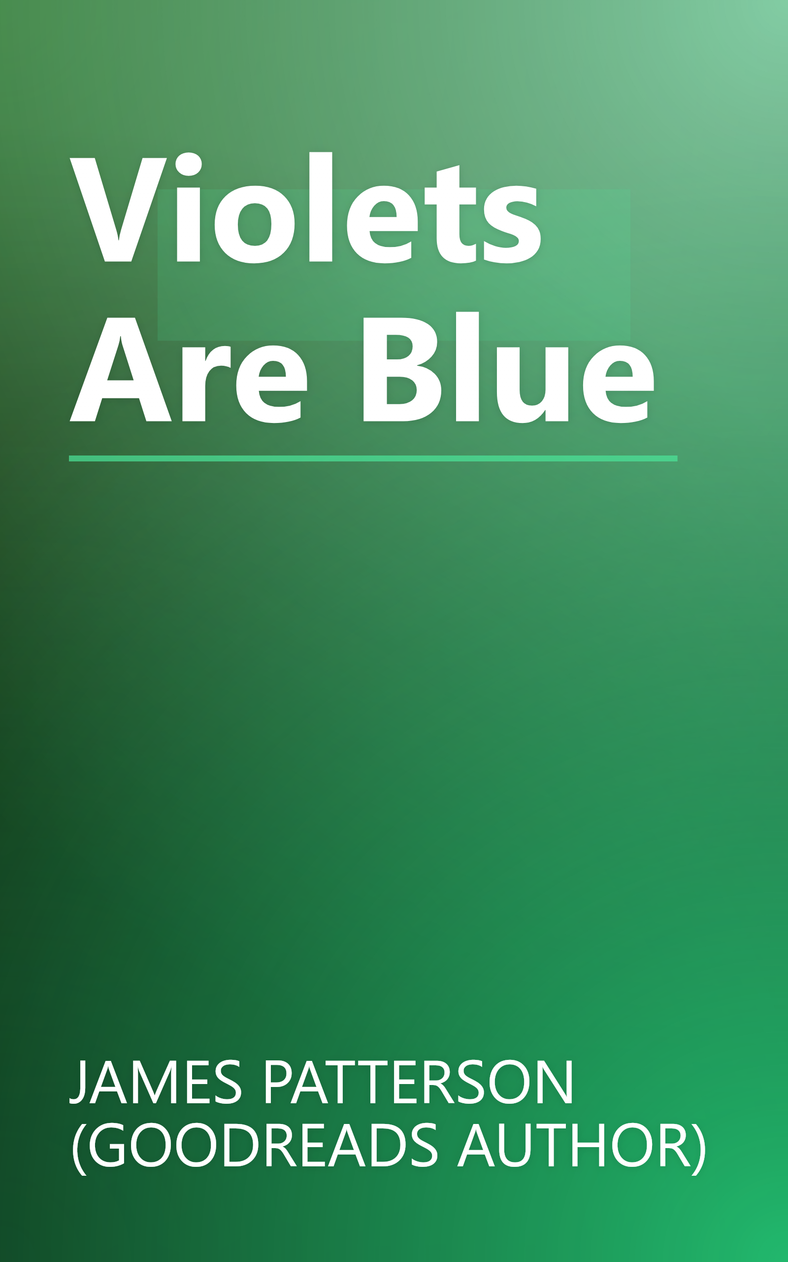 Violets Are Blue book cover