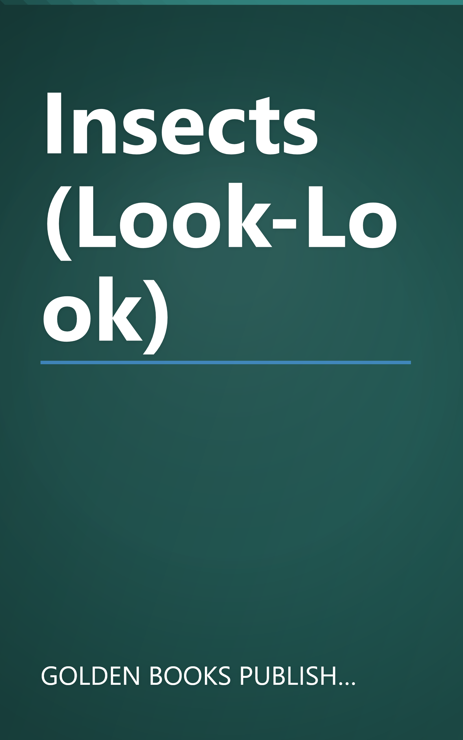 Insects (Look-Look) book cover