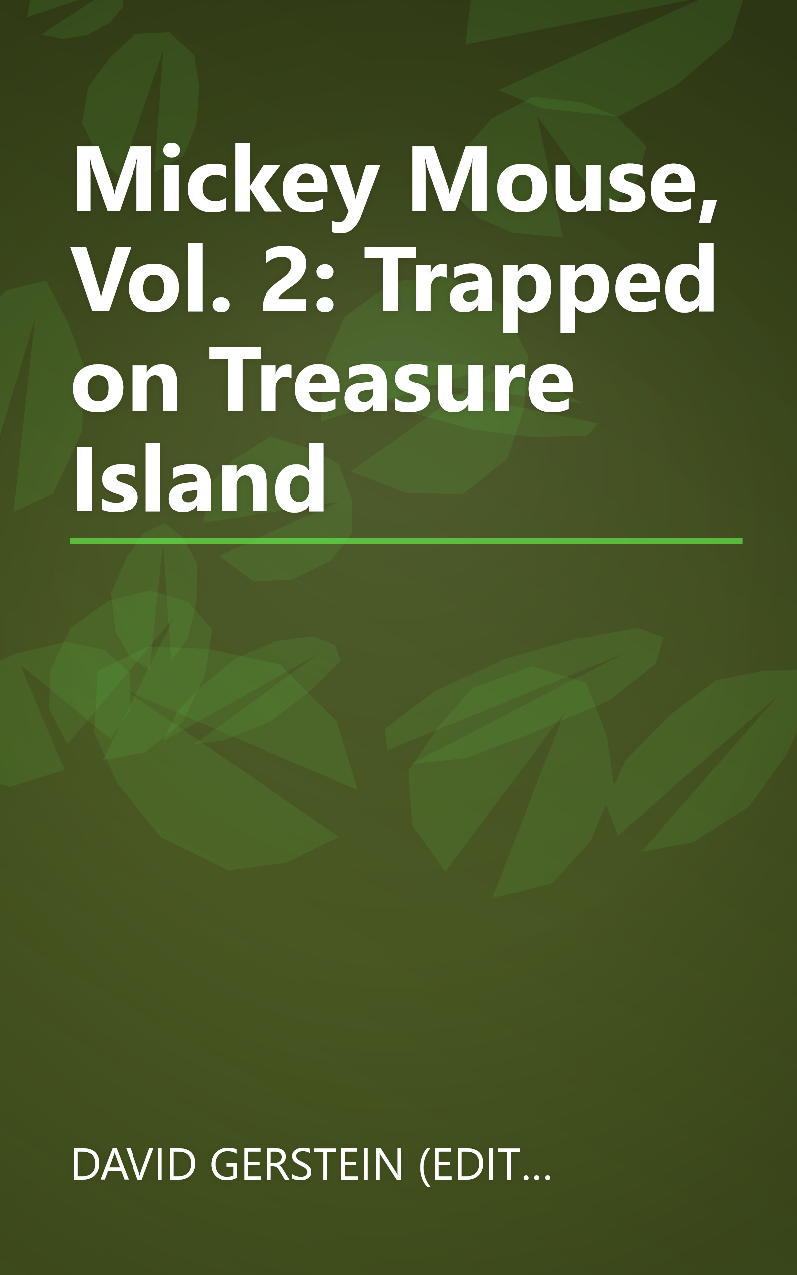 Mickey Mouse, Vol. 2: Trapped on Treasure Island book cover