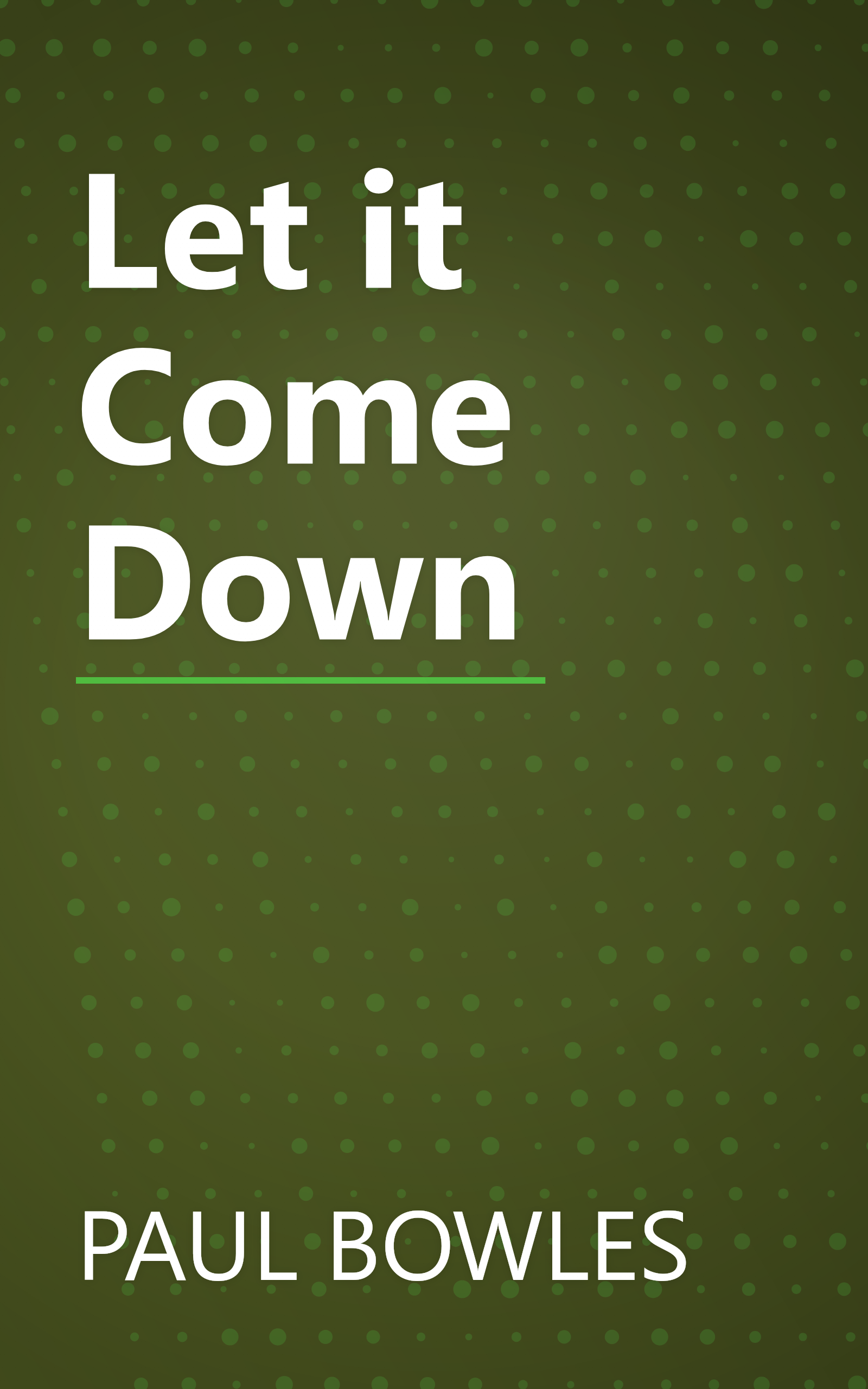 Let it Come Down book cover