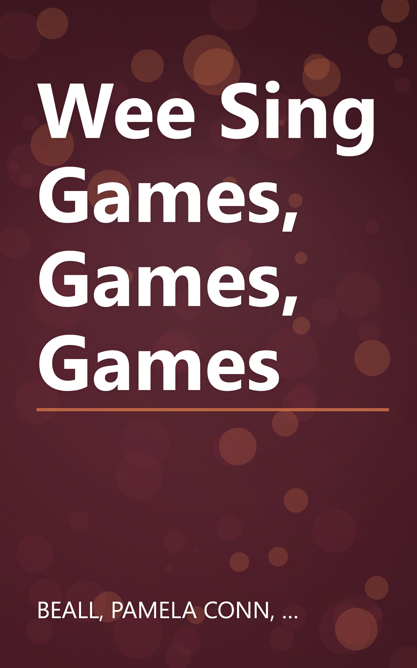Wee Sing Games, Games, Games book cover